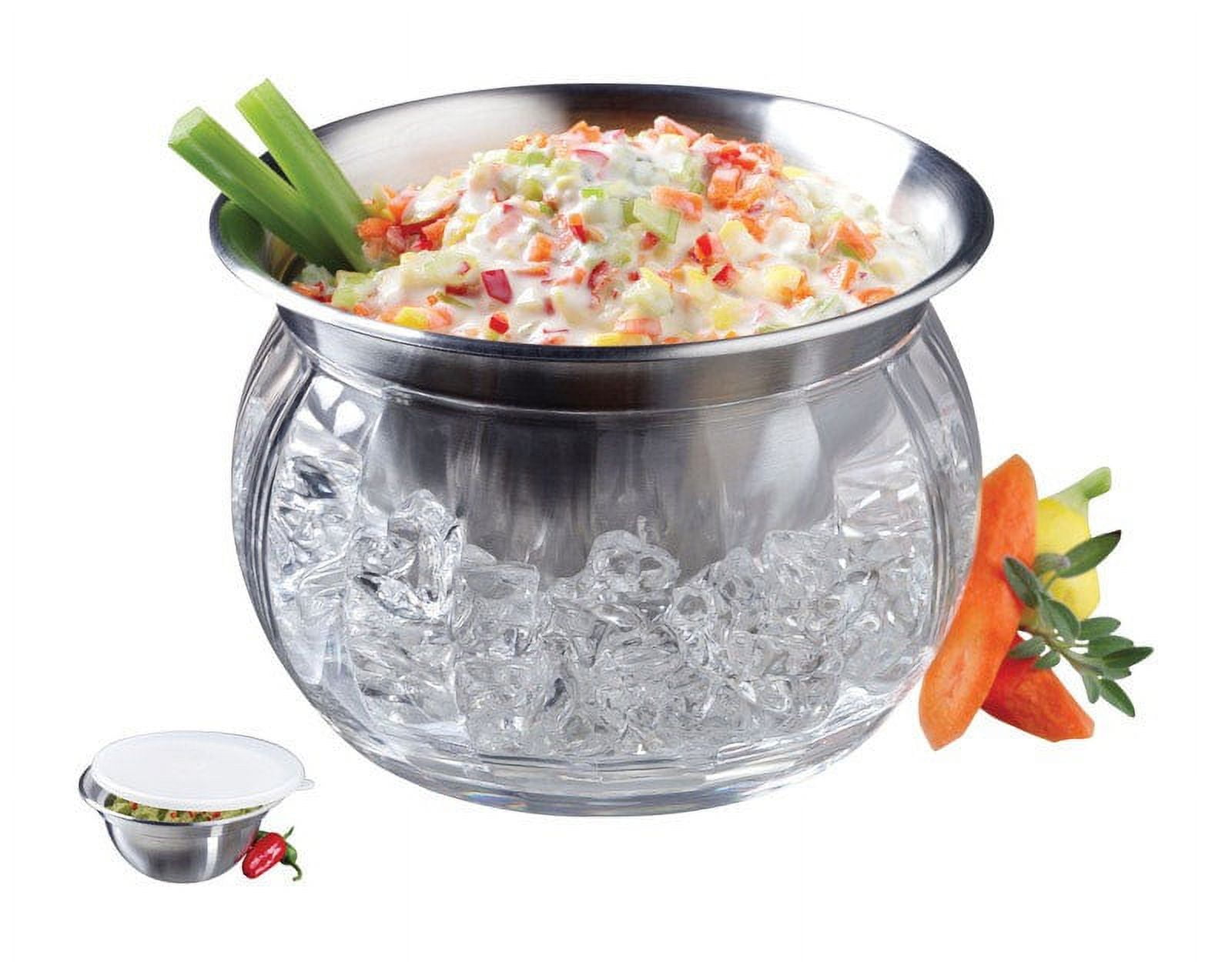 Prodyne ICED Dip-on-Ice Stainless-Steel Serving Bowl - Walmart.com