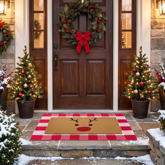 Grinch Doormats for Holiday Home Decor