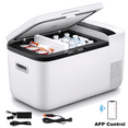ICECO GO20 Portable Refrigerator 12V Dual Zone, White, 21 Quart ...