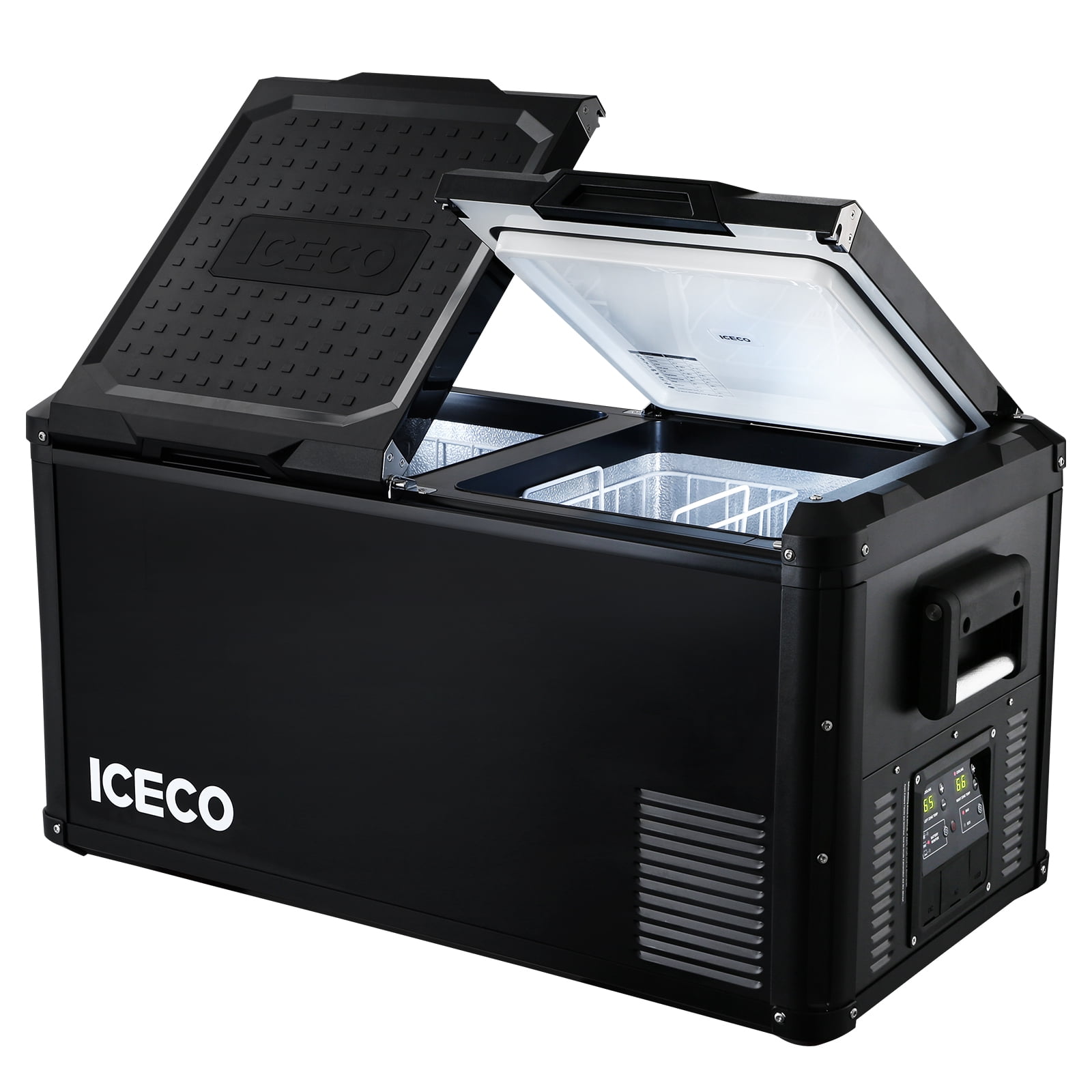 ICECO VL75 ProD 79 Qt Portable Outdoor Fridge, Dual Zone, 0℉ to 50 ...