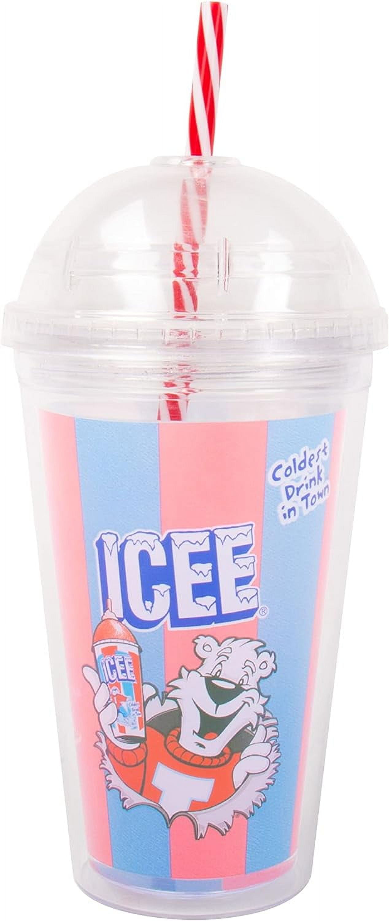 ICEE Cold Change Straw Cup. 4 fl oz Capacity. Includes Lid & Re-Useable Straw. - Walmart.com