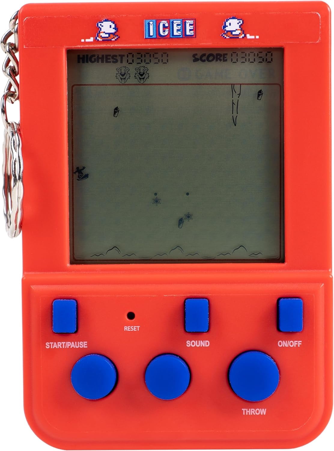 ICEE Keyring Arcade Game. Retro Handheld ICEE Game. LCD Screen ...