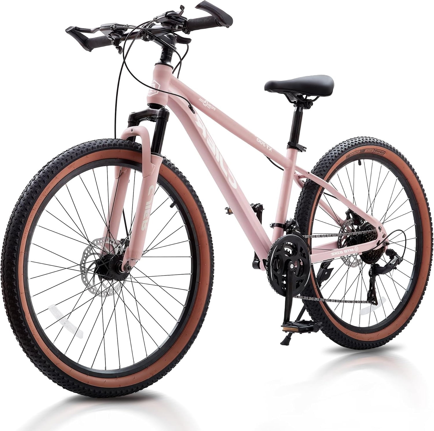 Pipleo 24 Inch Kids Mountain Bike, 21-Speed Bikes for Boys with Disc ...