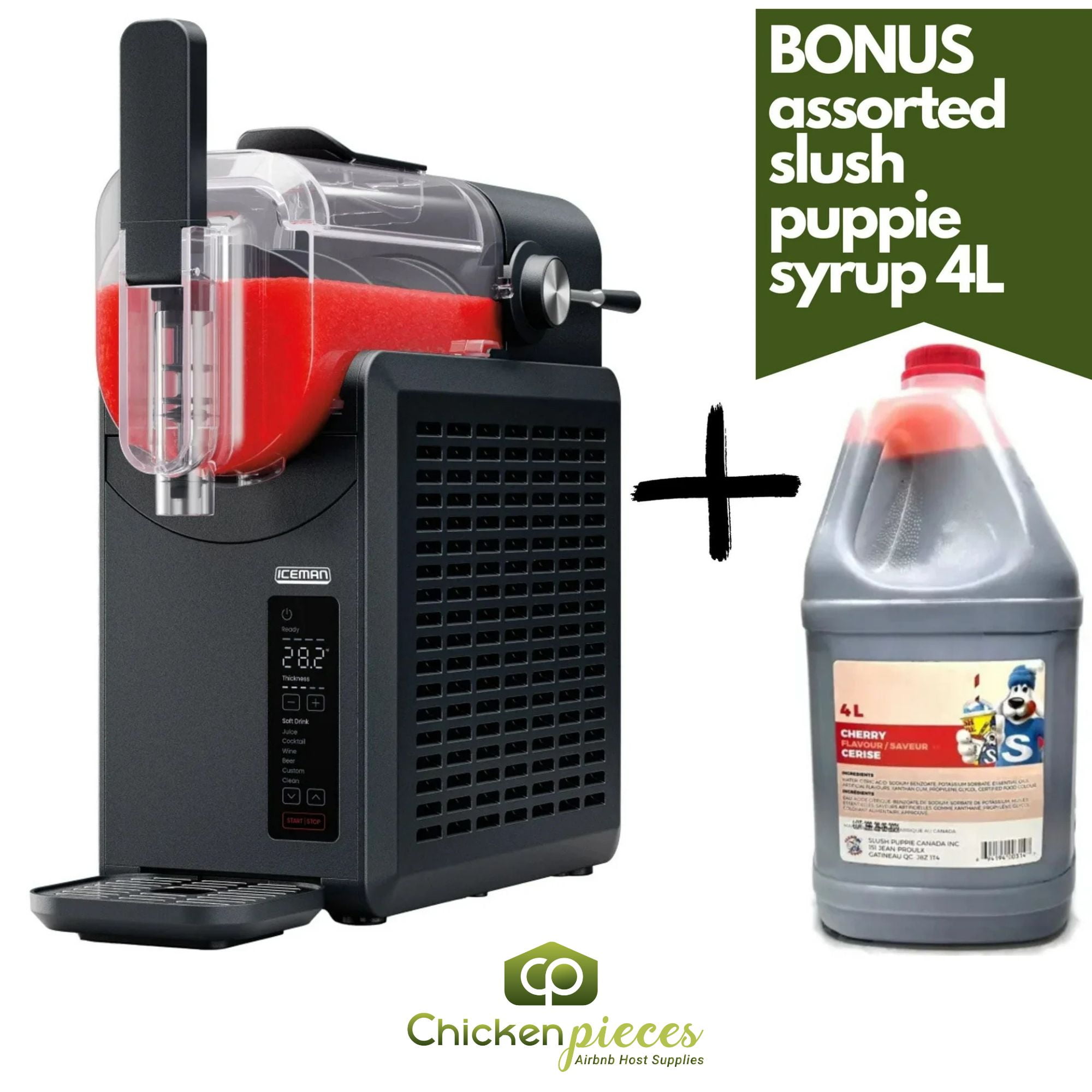 ICEMAN Slush-Ease 1.5L(1.59 QT) Slushy Frozen Drink Maker - Walmart.com