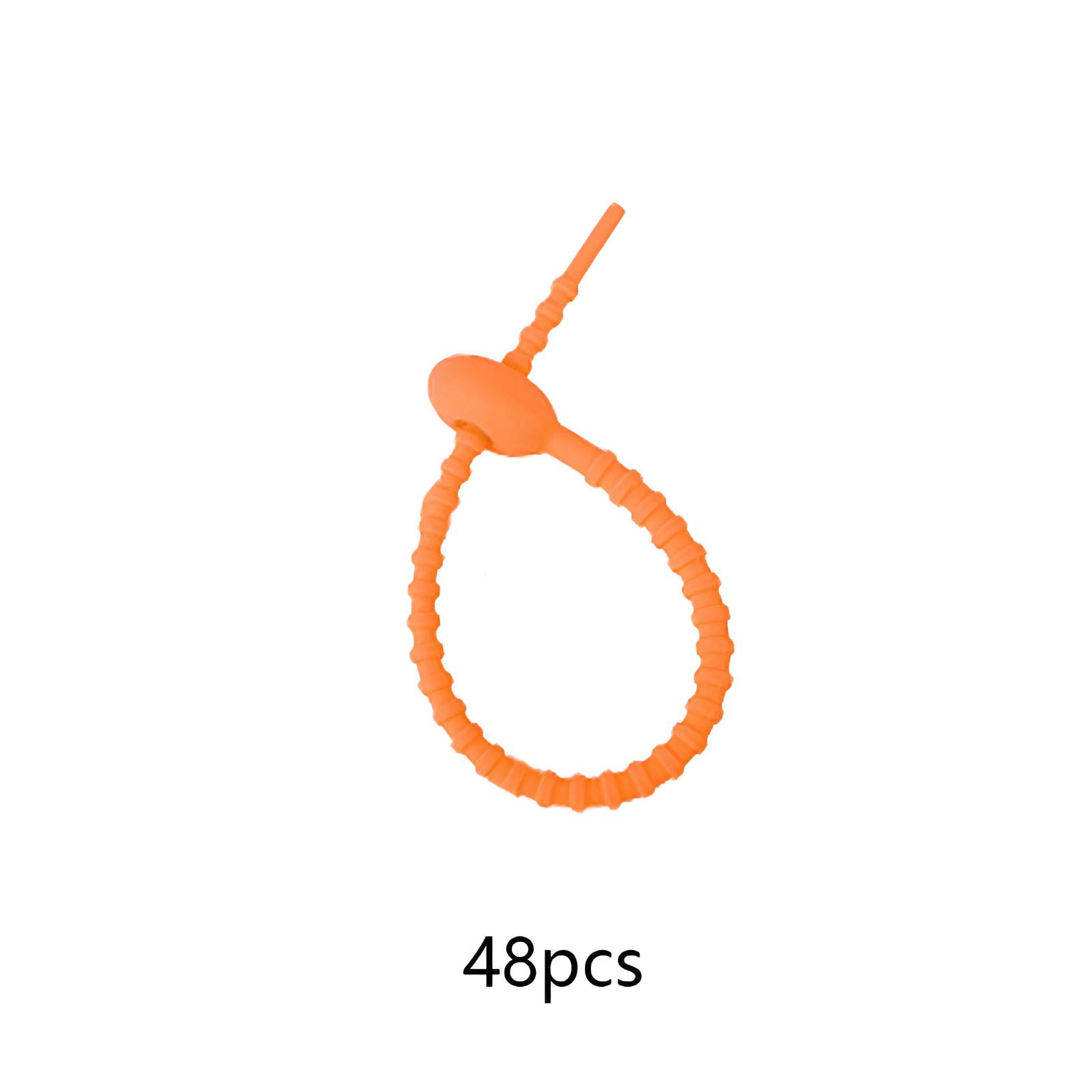 ICERUN 48Pcs Wire Ties,Fun Storage Ties Reusable Zip Ties,Adjustable ...