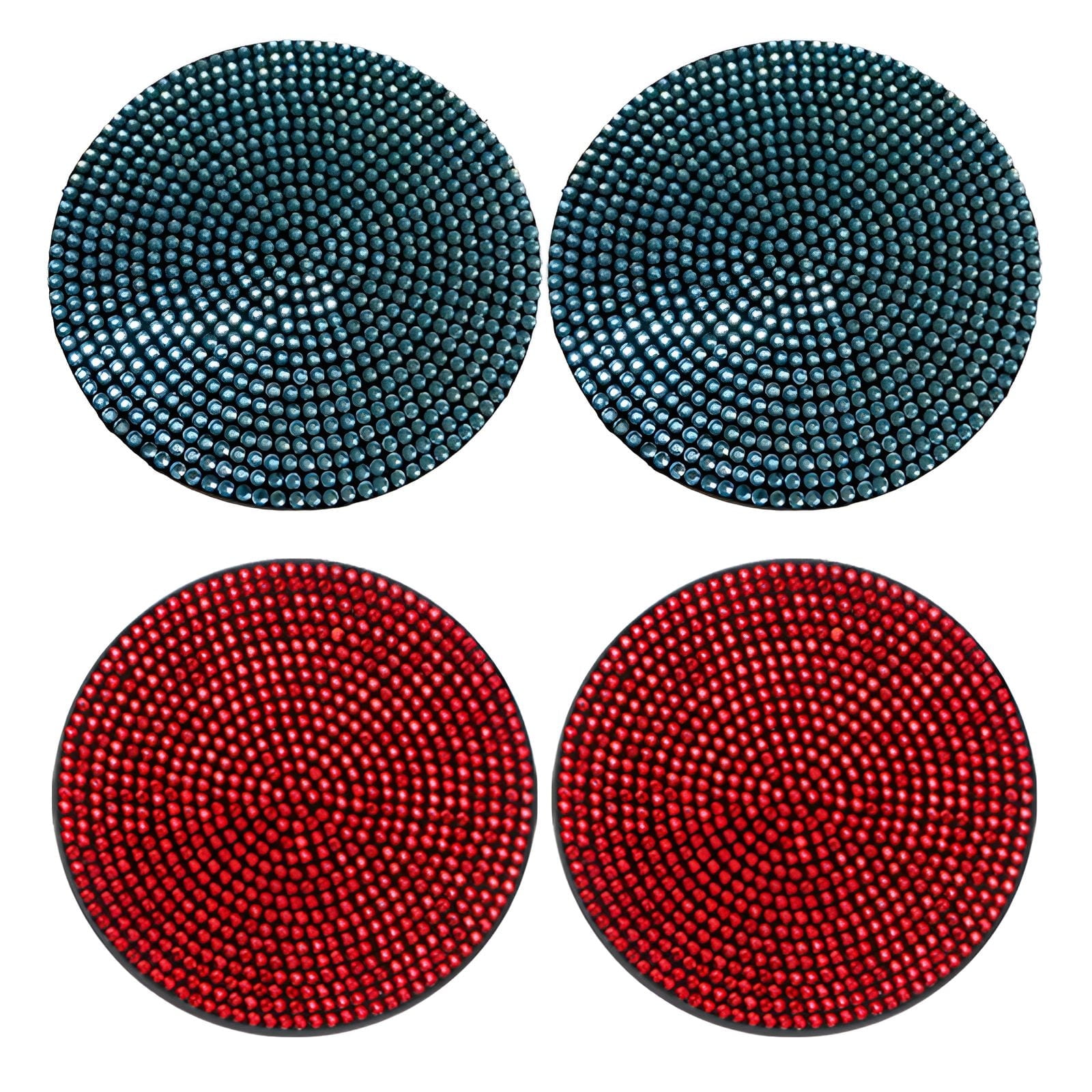 ICERUN 4Pcs Car Coasters,Stunning and Colorful Car Coasters for Cup ...