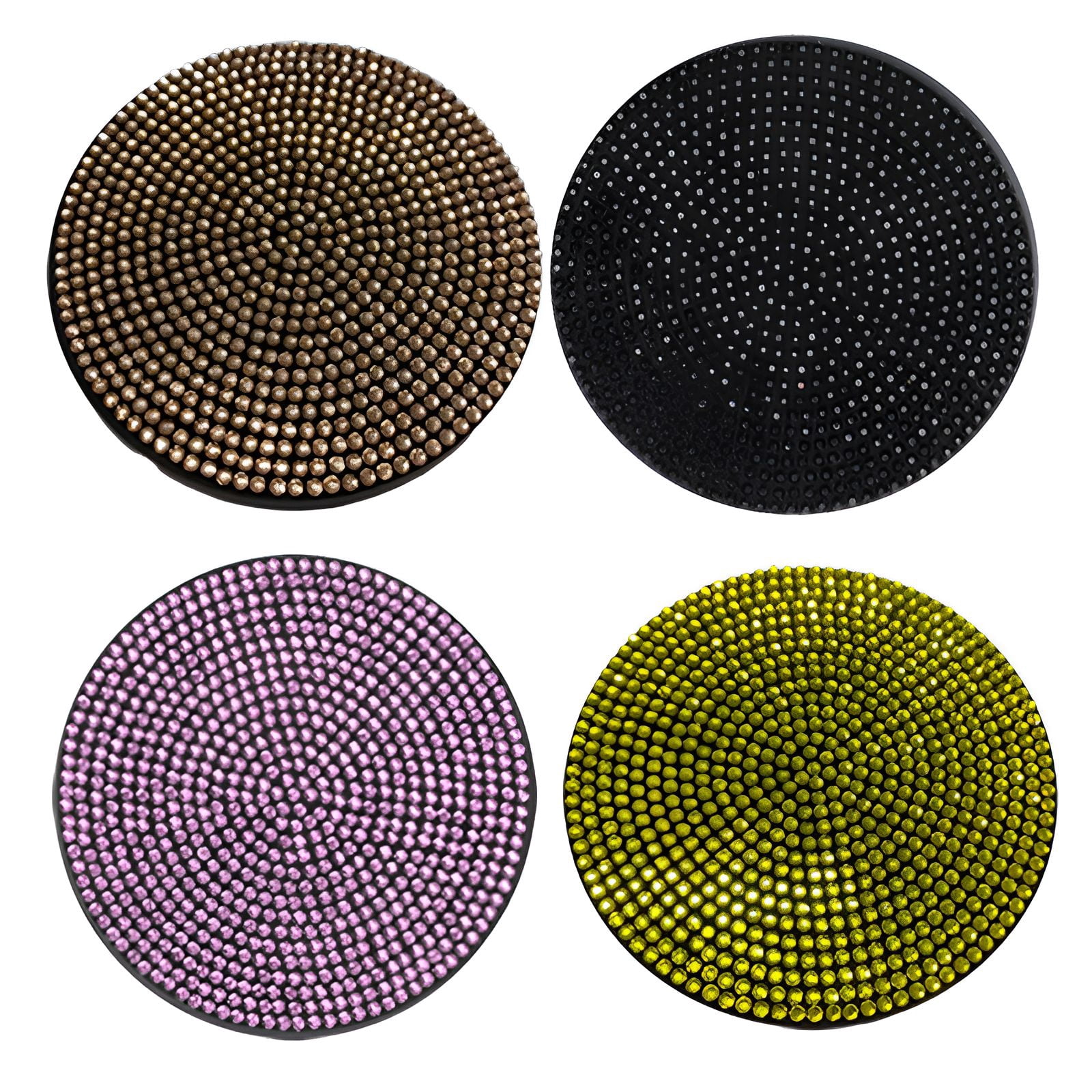 ICERUN 4Pcs Car Coasters,Vivid Shimmering Effect Car Coasters for Cup ...