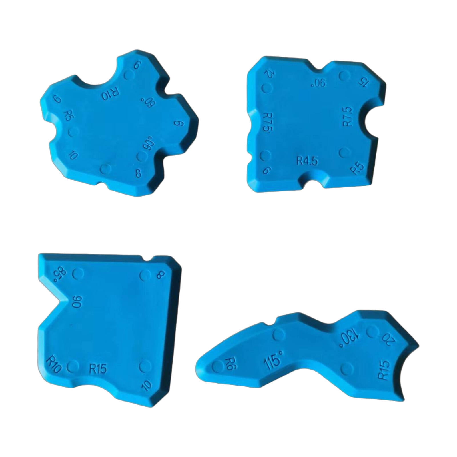 ICERUN 4Pcs Caulking tool Caulk Remover tool Scraper tool,Sky blue ...