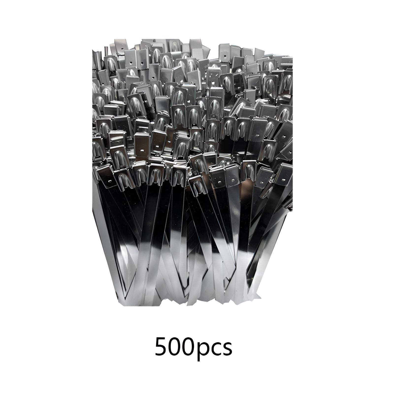 ICERUN 500Pcs Metal Zip Ties,High Toughness Wire Ties,Rust Resistant ...