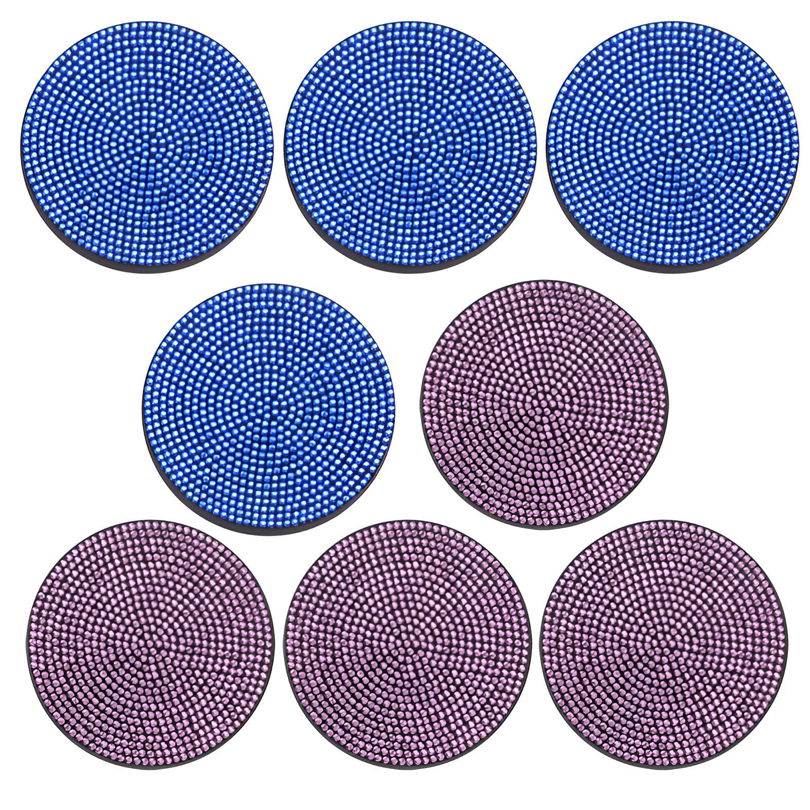ICERUN 8Pcs Car Coasters,Stays in Place While Driving Car Coasters for ...