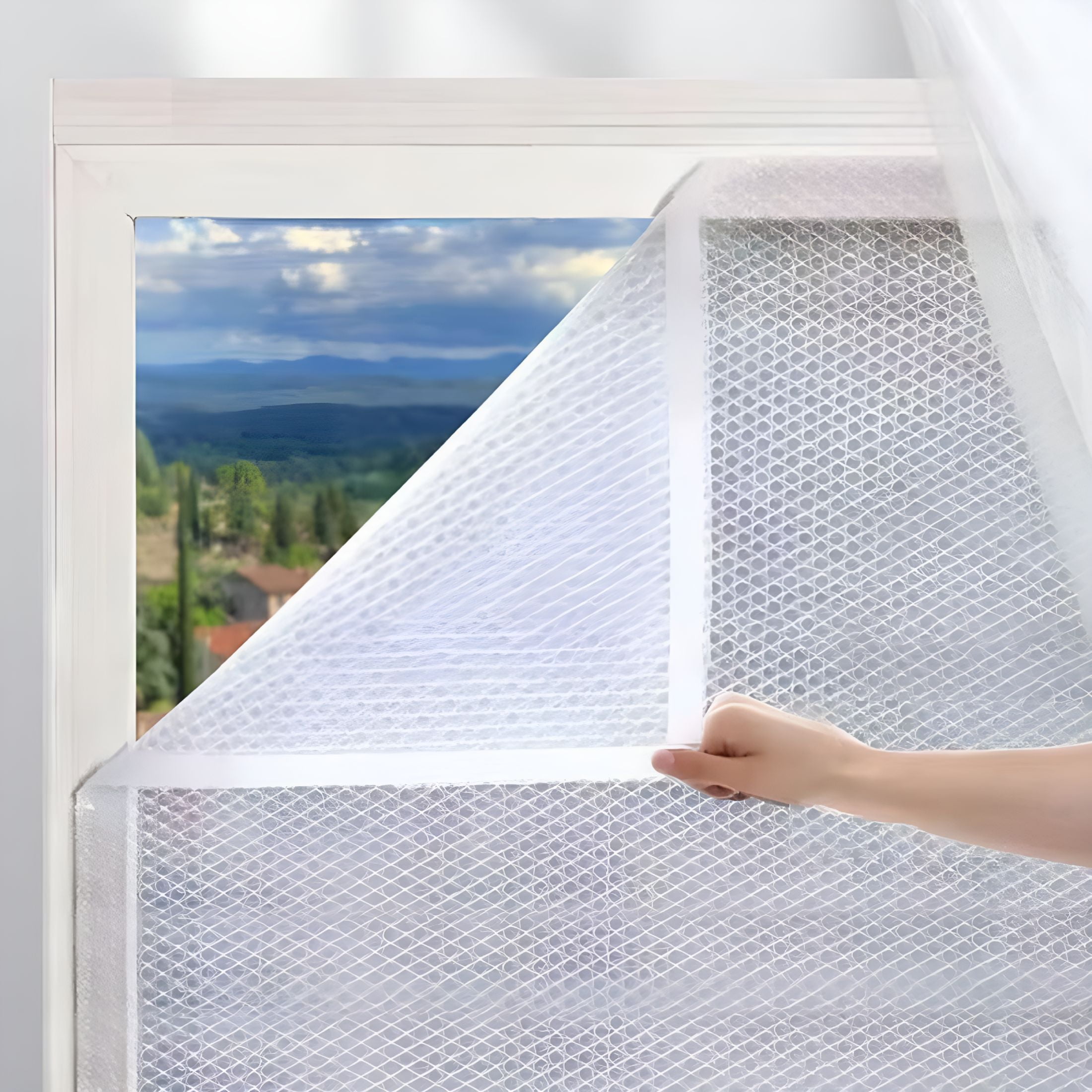 ICERUN Clear Plastic Window Insulation Film - Double Seal, Windproof ...