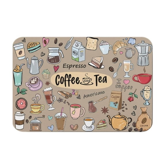ICERUN Coffee Mat,40*60cm Non-Slip Rubber Silicone Mats for Kitchen ...