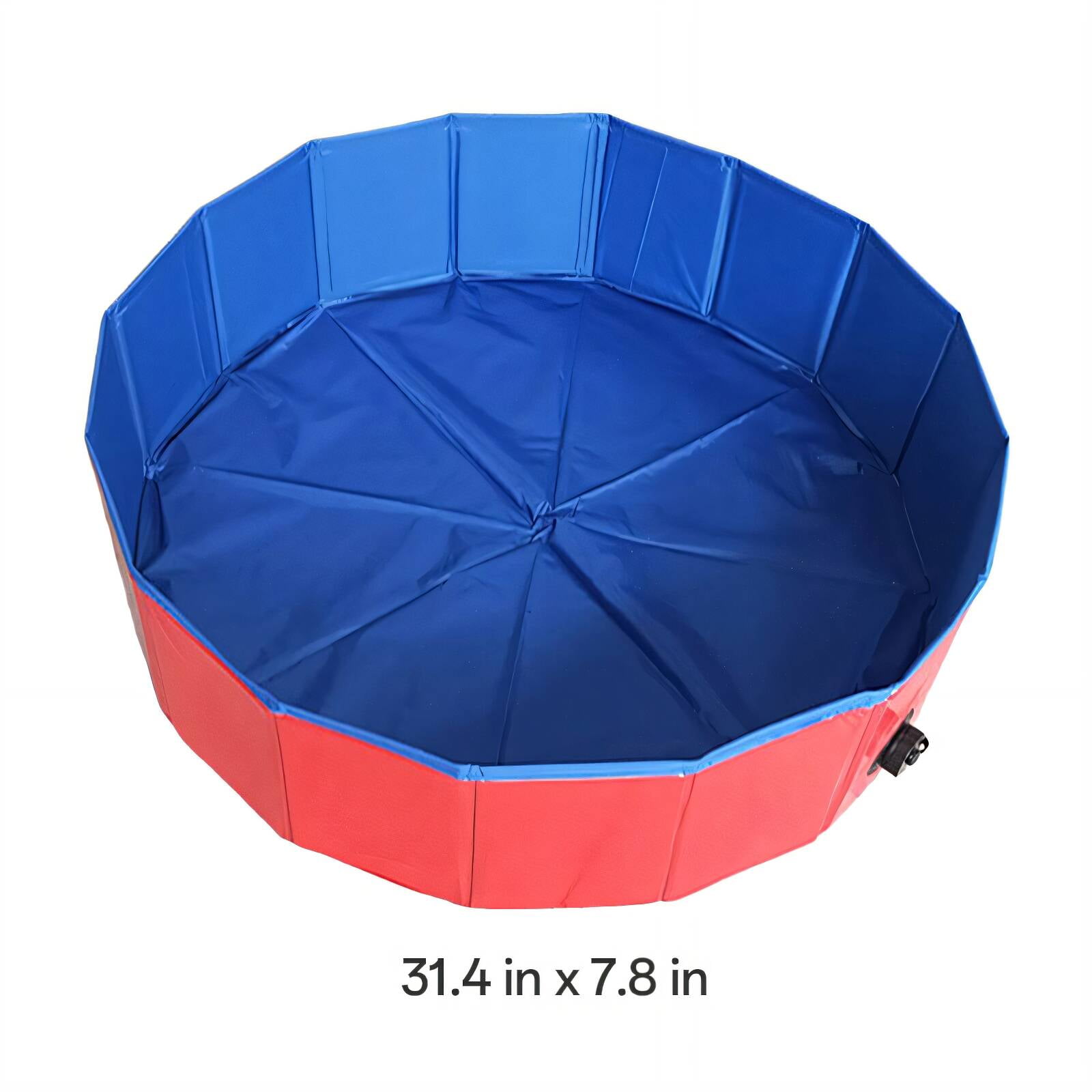 ICERUN Dog Pool Deep Clean Design Dog Ball Pit Quick Drain Hole Gentle ...
