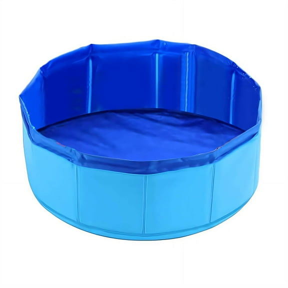 Coreus Large Foldable Dog Pool Collapsible Pool for Dog 48" Swimming ...