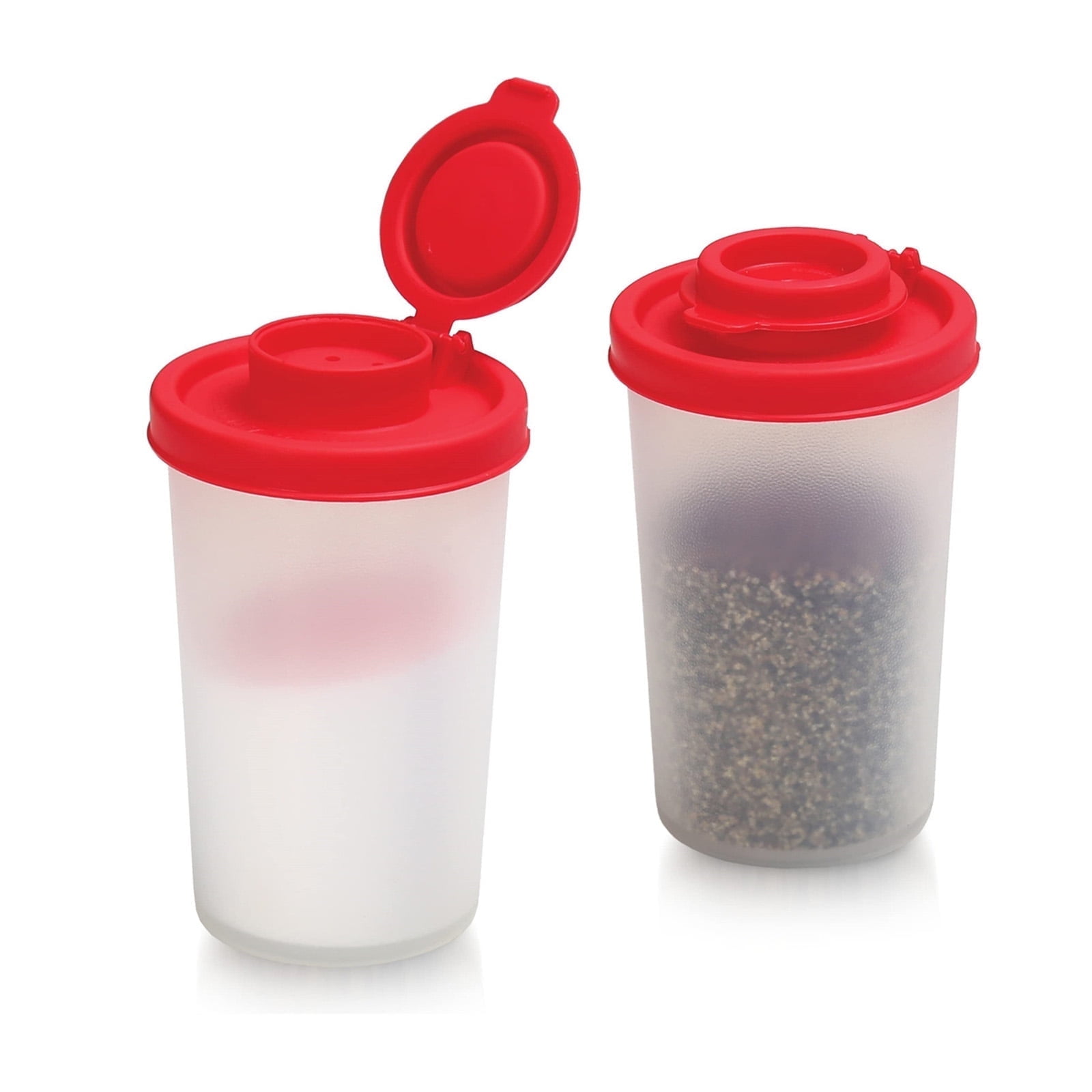 ICERUN Salt and Pepper Shakers,Salt Shaker with Flip-Top Lid,Easy Fill ...