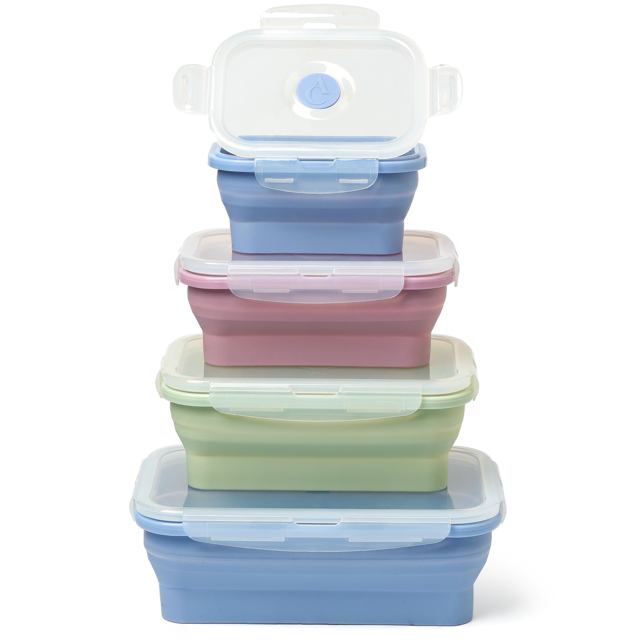 ICHC Collapsible, Leakproof, Freezable Food Storage Containers ...