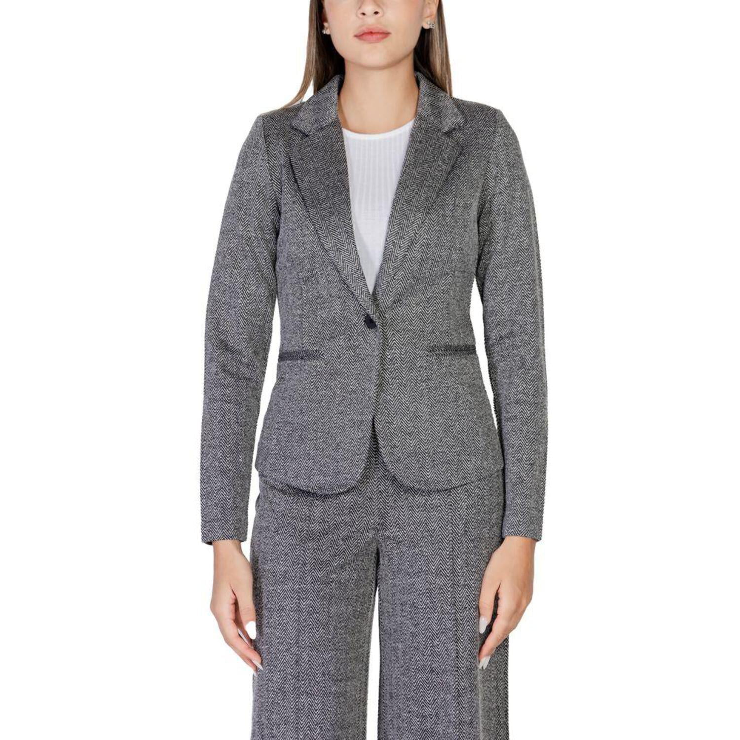 ICHI Black Polyester Suits Blazer - Walmart.com