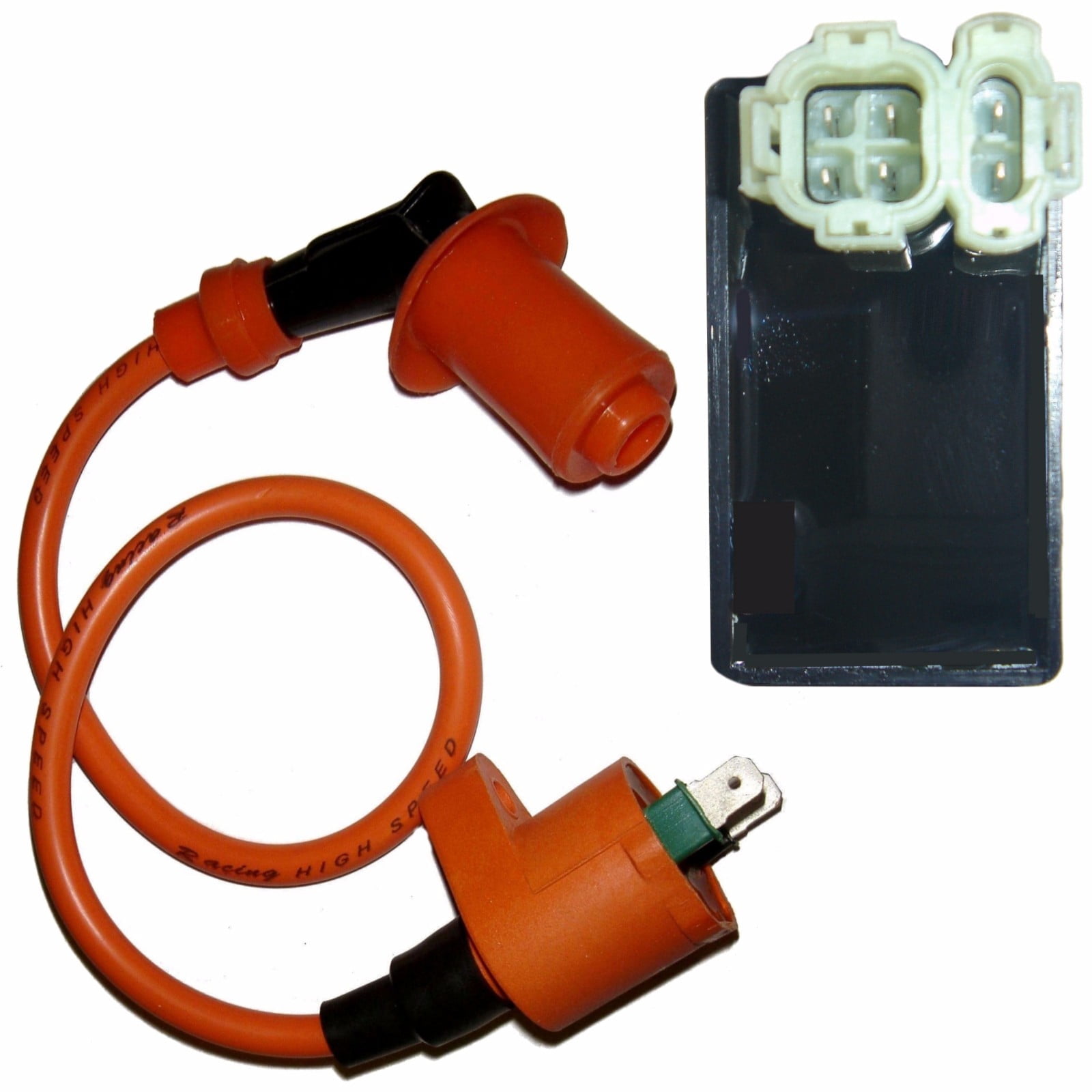 ICHTHYOSAUR CDI Box Performance Ignition Coil GY6 Moped 49cc 50cc ...