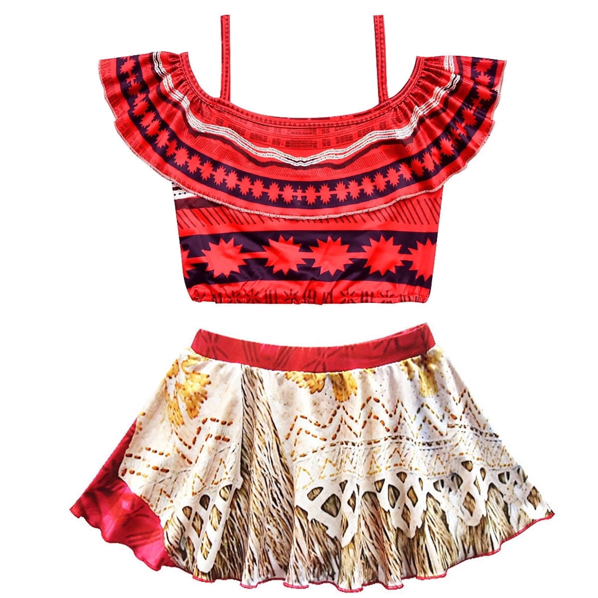ICHTHYOSAUR Girls Princess Swimwear Adventure Bathing Suit Tankini ...