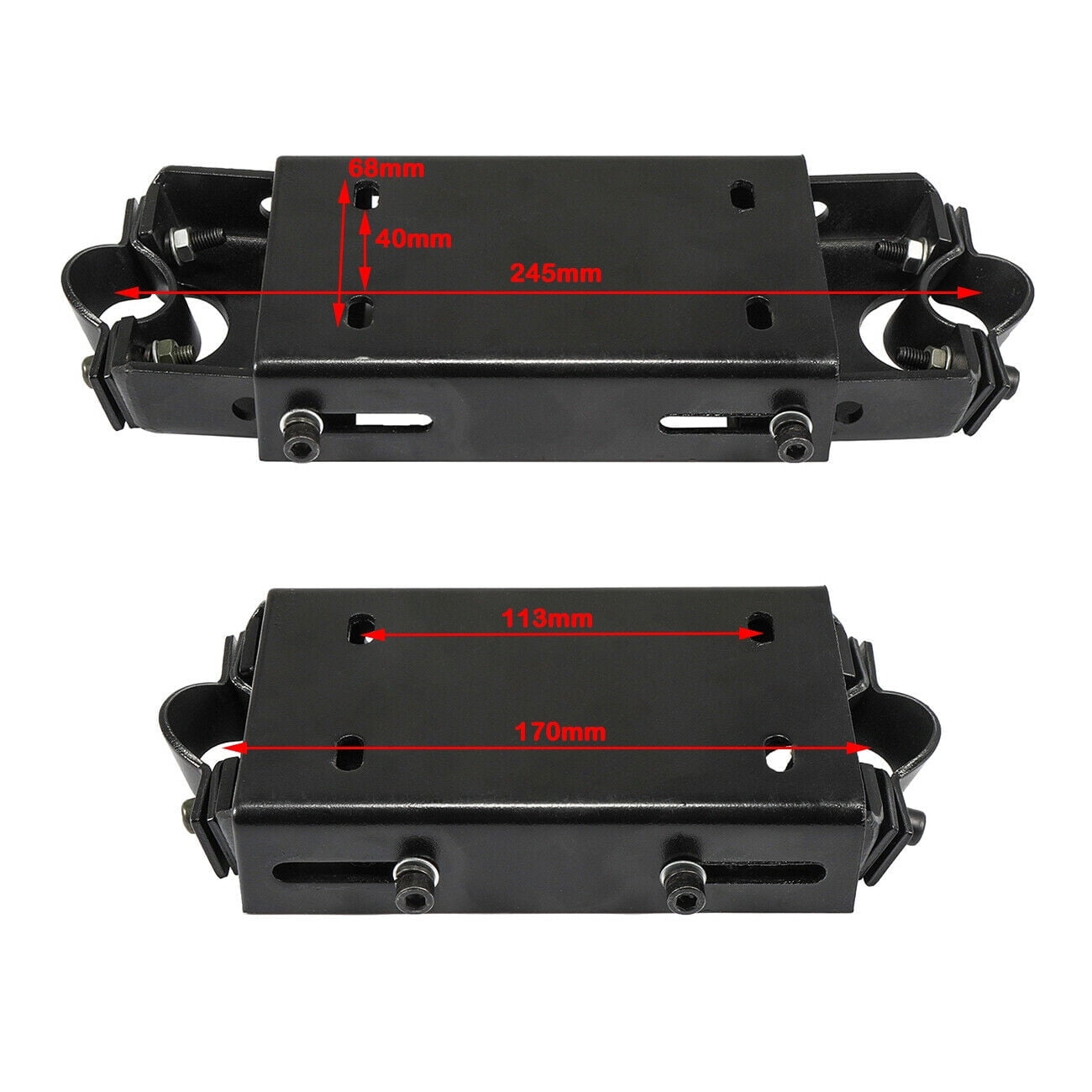 ICHTHYOSAUR Heavy Duty Adjustable 4 Stroke Engine Mount Plate ...