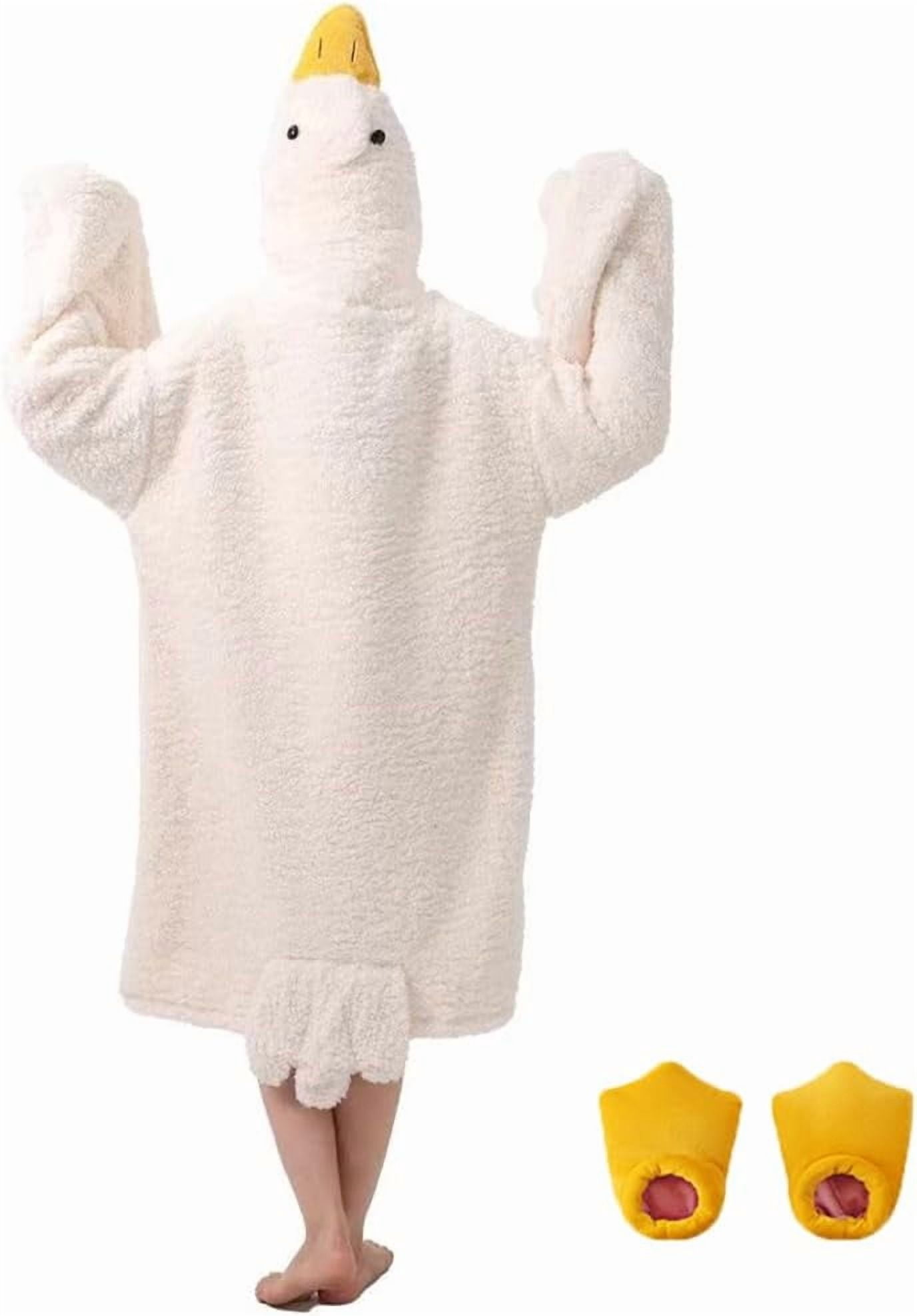 ICHTHYOSAUR Wearable Goose Blanket Hoodie Onesie,Duck Oversized ...