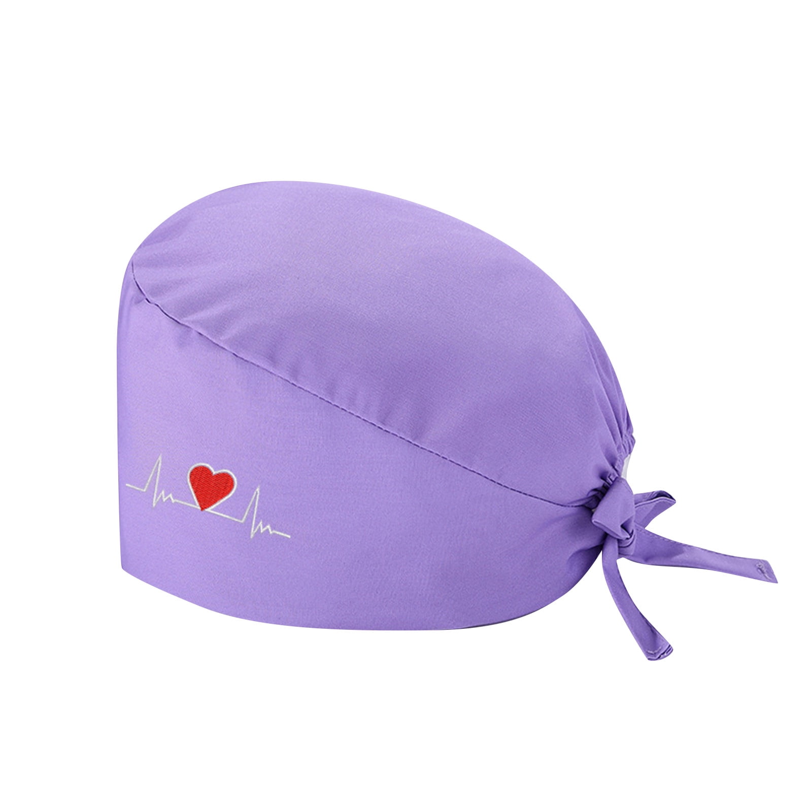ICHUANYI Operating Room Cap for Women Office Cotton Heart Print Cat ...
