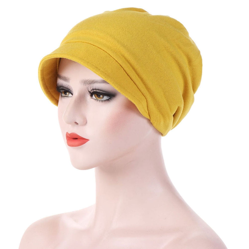 ICHUANYI Slouchy Knit Beanie Hat for Women Soft Warm Ladies Solid ...