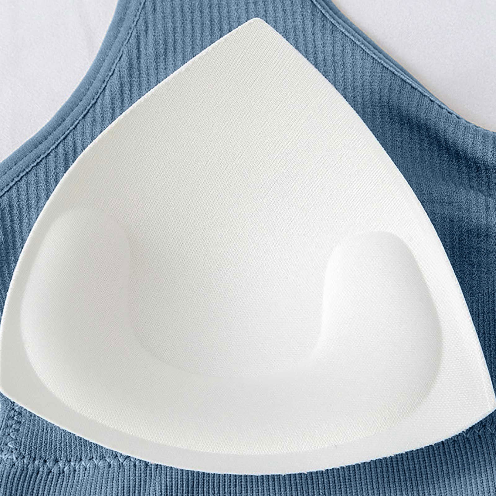 ICHUANYI Women's Sexy Bra Without Steel Ring U-shaped Beauty Back with ...