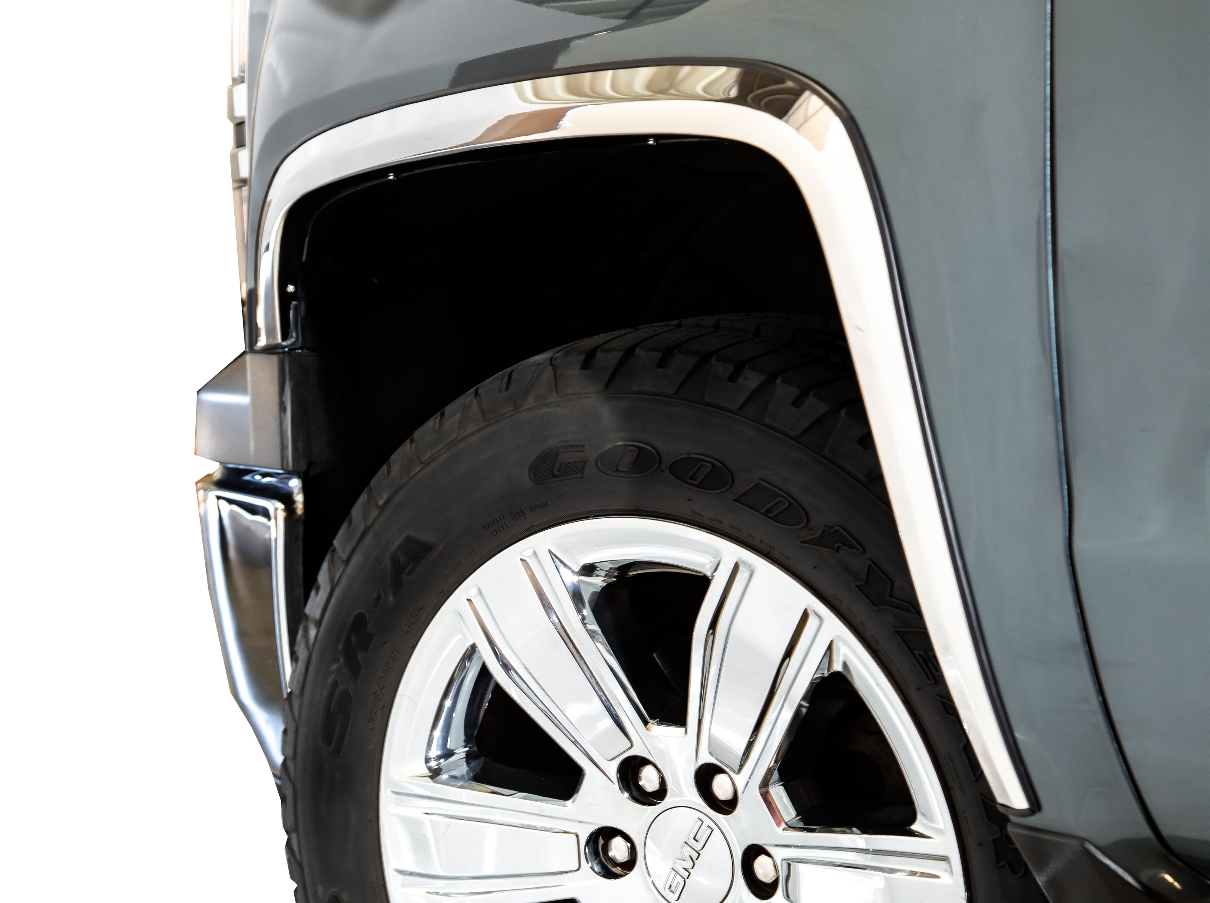 ICI CHE077 Stainless Steel Fender Trim for Chevrolet Silverado LD/HD ...