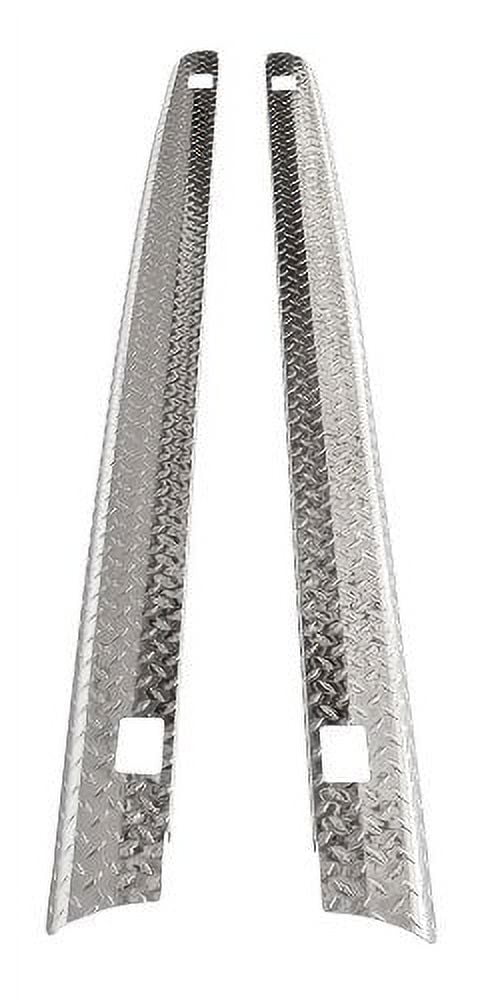 ICI SPBR01TB Treadbright Aluminum Truck Bed Rail Cap with Holes ...