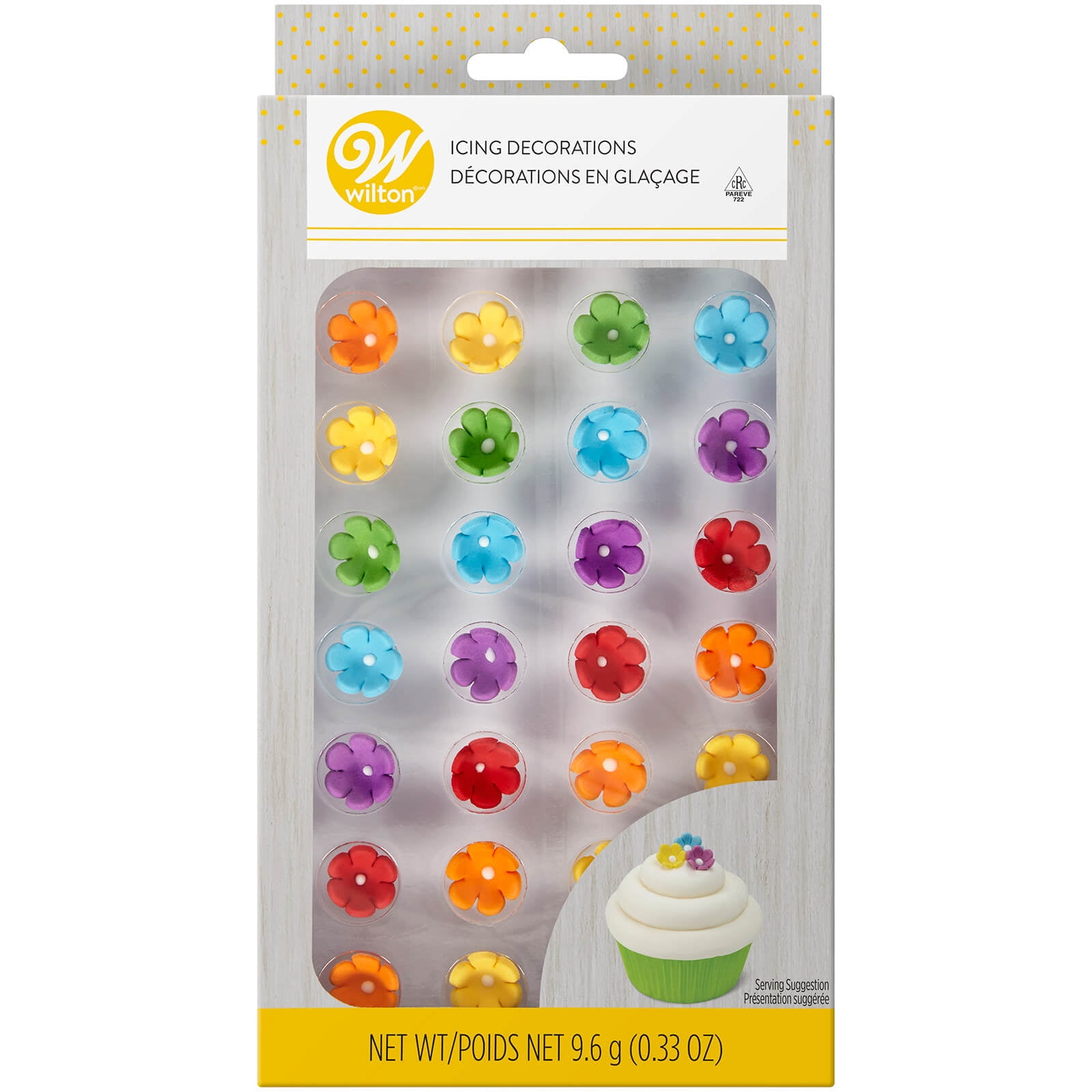 ICING DECORATION SPRING FLOWERS 32 PC - Walmart.com