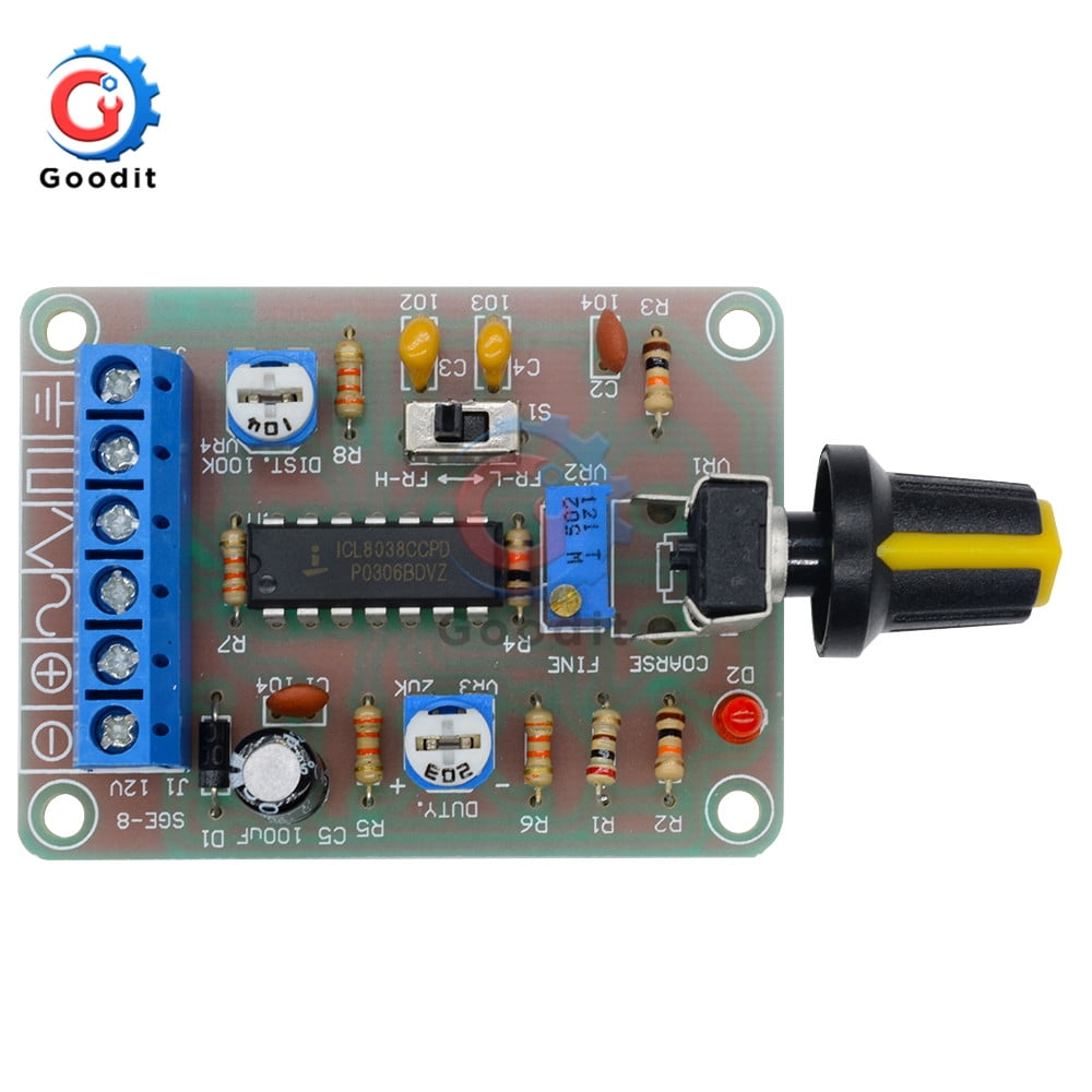 Icl8038 Monolithic Function Signal Generator Module Sine Square Triangle Welded Diy Kit Sine