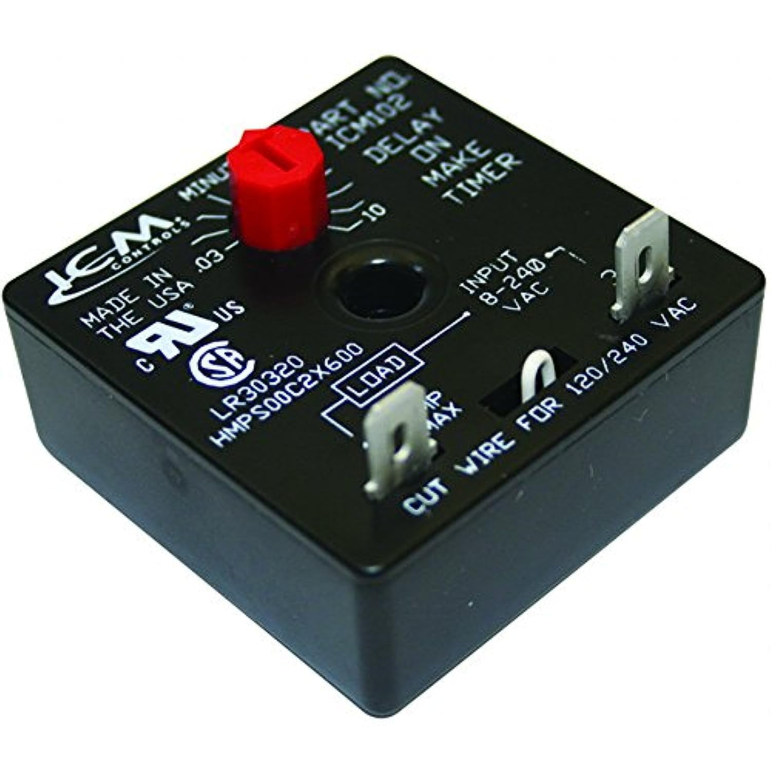 ICM Controls ICM102 DOM Timer, 10 Minutes Adjustable,Multicolor ...