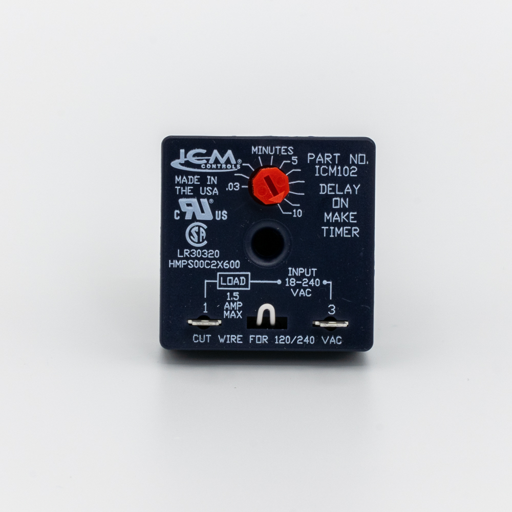 ICM Controls ICM102B Time Relay, Delay-on-Make Timer, 10min Adjustable ...
