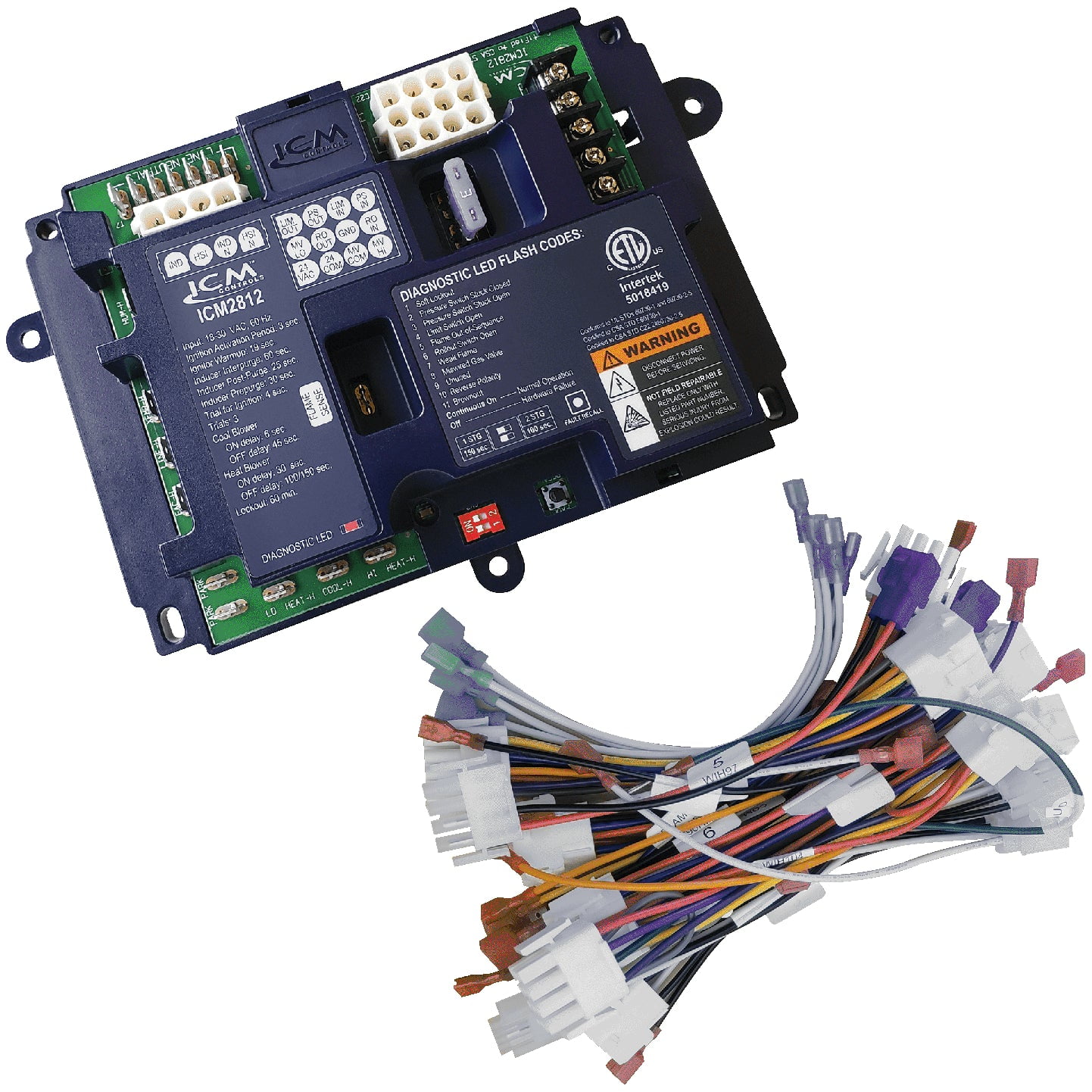 ICM Controls Universal Furnace Control Board ICM2812-KIT - Walmart.com
