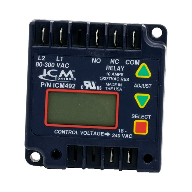 ICM Controls Digital Single Phase Line Voltage Monitor ICM492 - Walmart.com