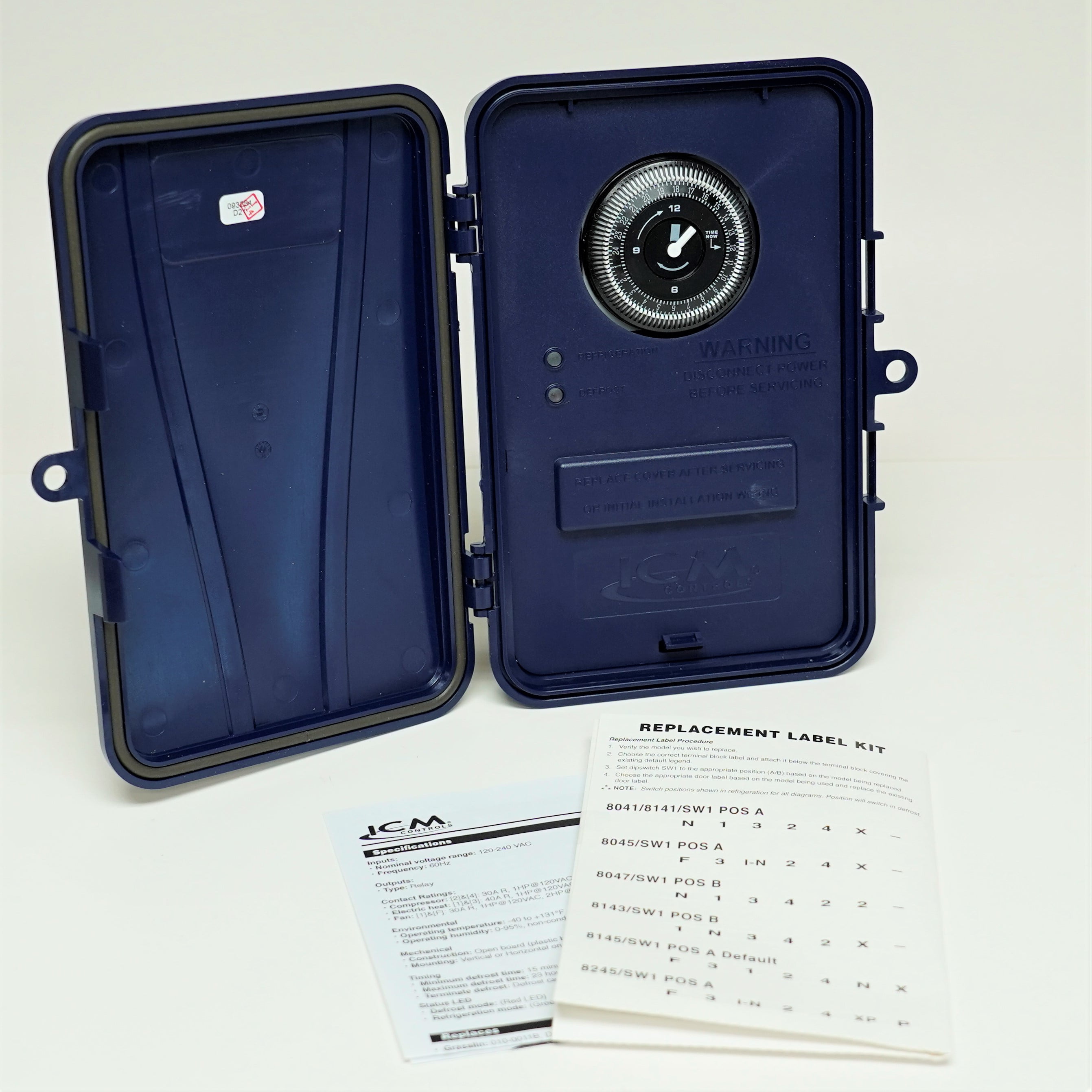 ICM Controls ICM550 Multi-Functional Defrost Timer, Timed or Manual ...