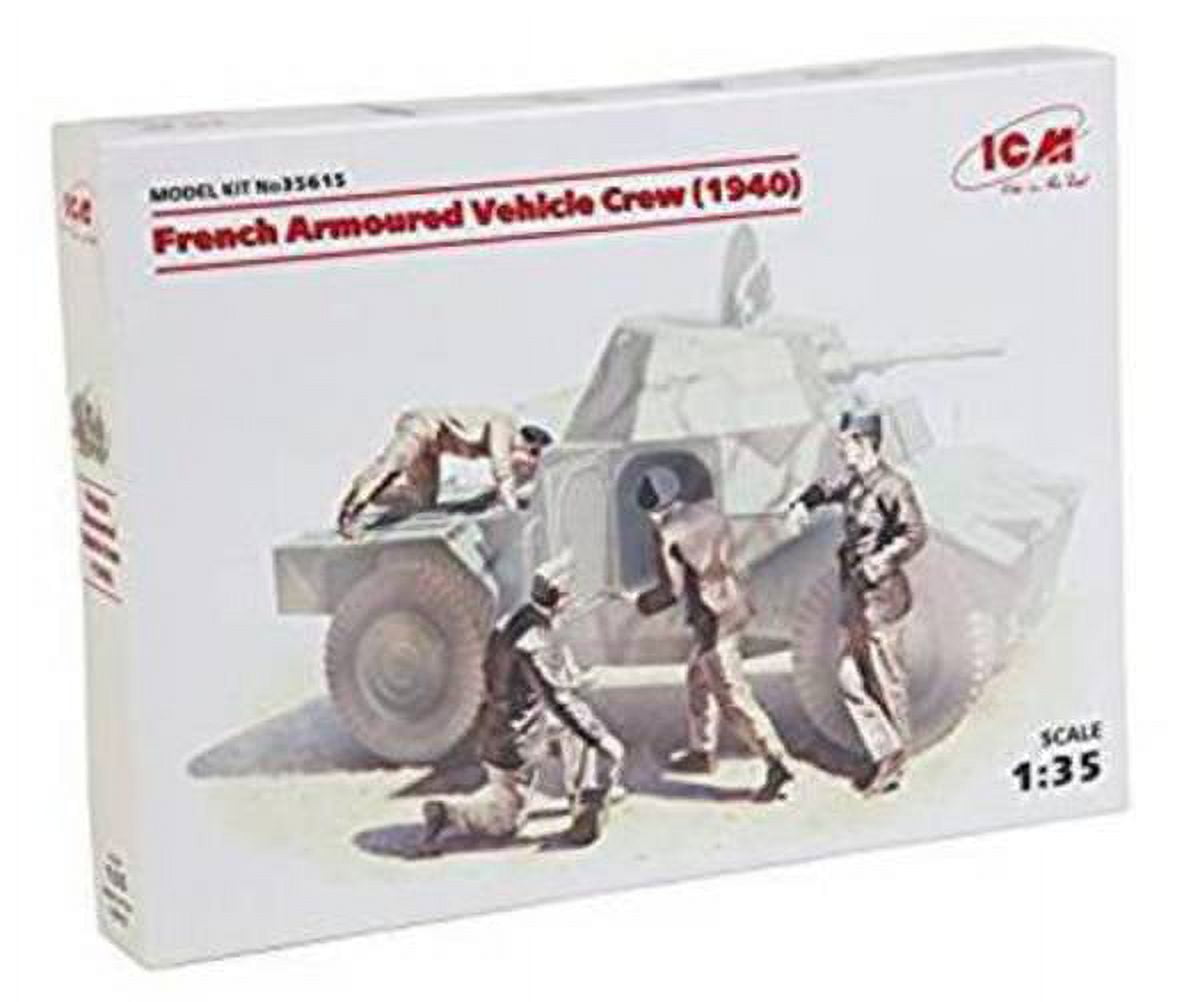ICM French Armoured Vehicle Crew (1940) New - Walmart.com