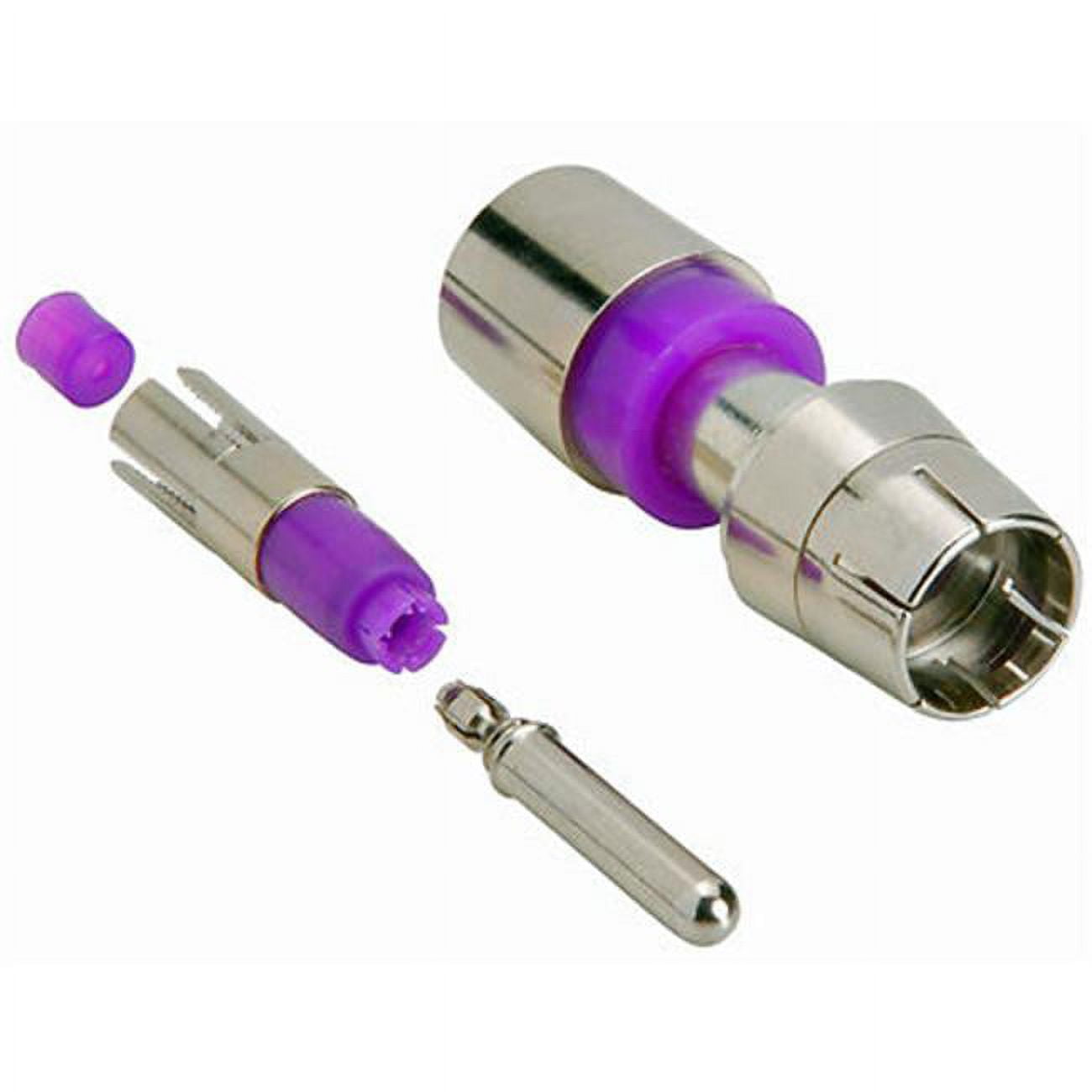 ICM ICMFSRCA15RGB RCA Connectors - 22 Gang Mini Coax, Purple - Walmart.com