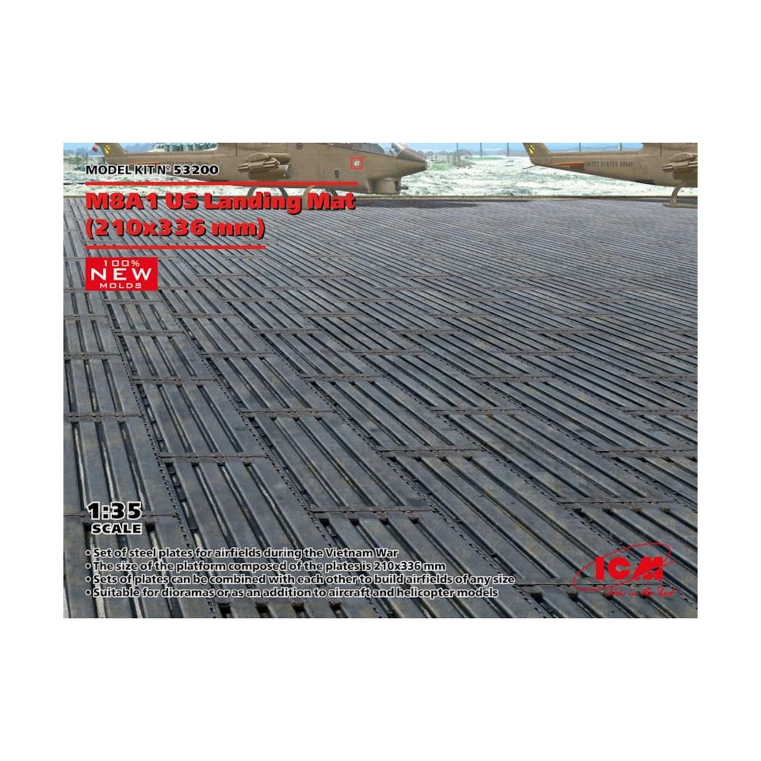 ICM M8A1 US Landing Mat New - Walmart.com