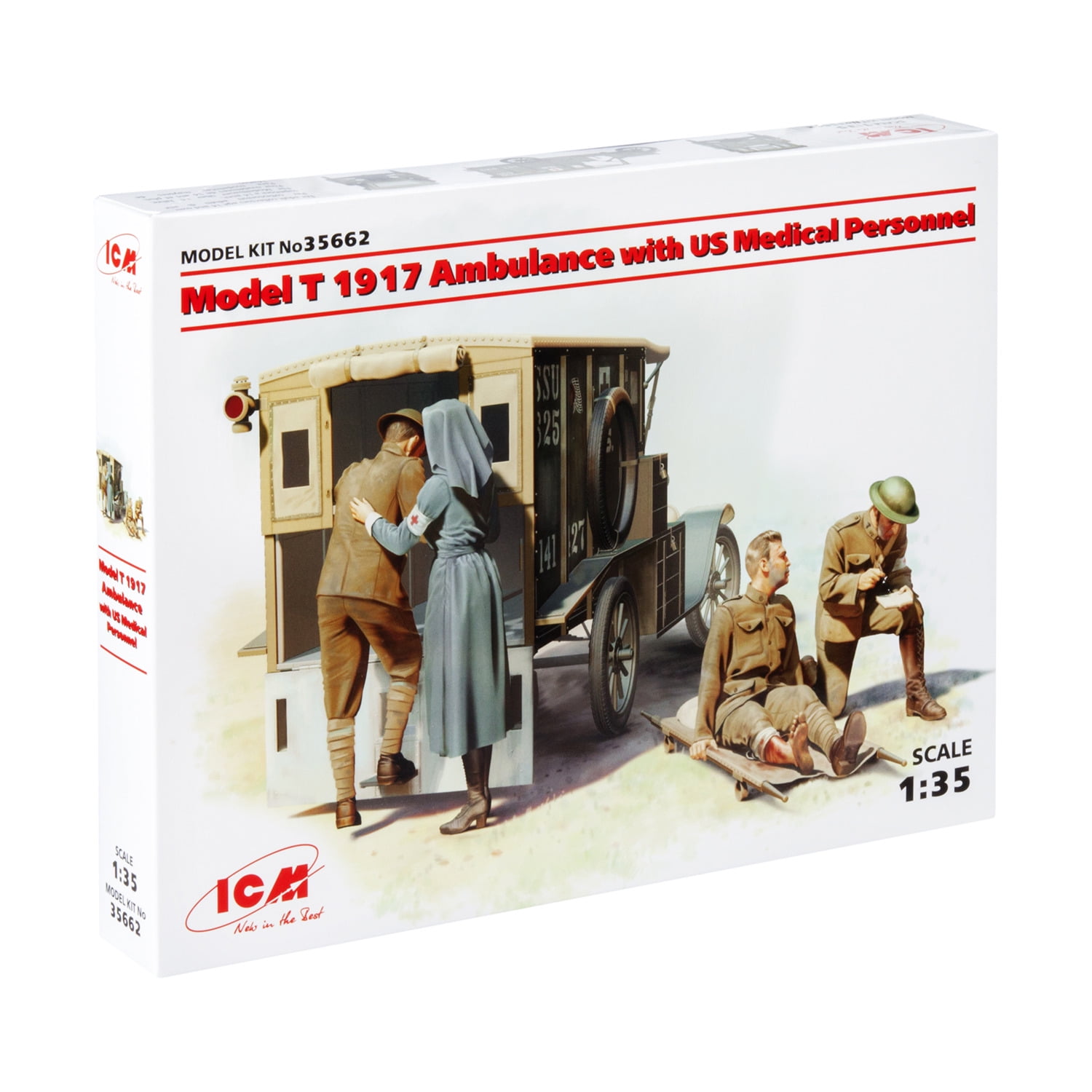 ICM Model T 1917 Ambulance w/US Medical Personnel New - Walmart.com