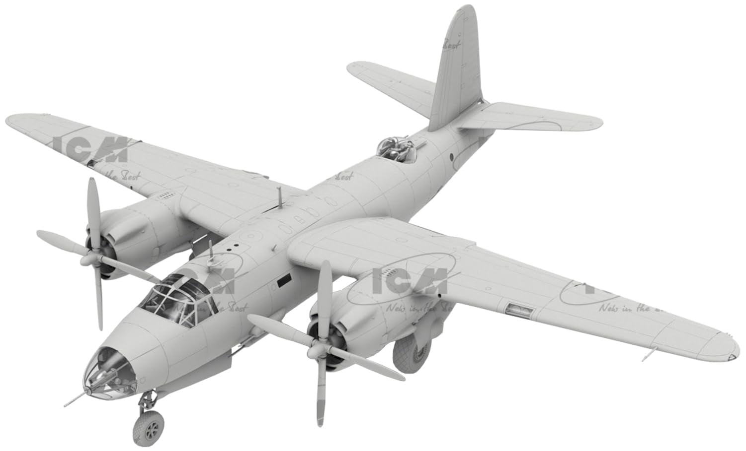 ICM - Modellino di aereo B-26g Marauder Wwii American/Bomber Francese icm 48323 1:48 modellis ...