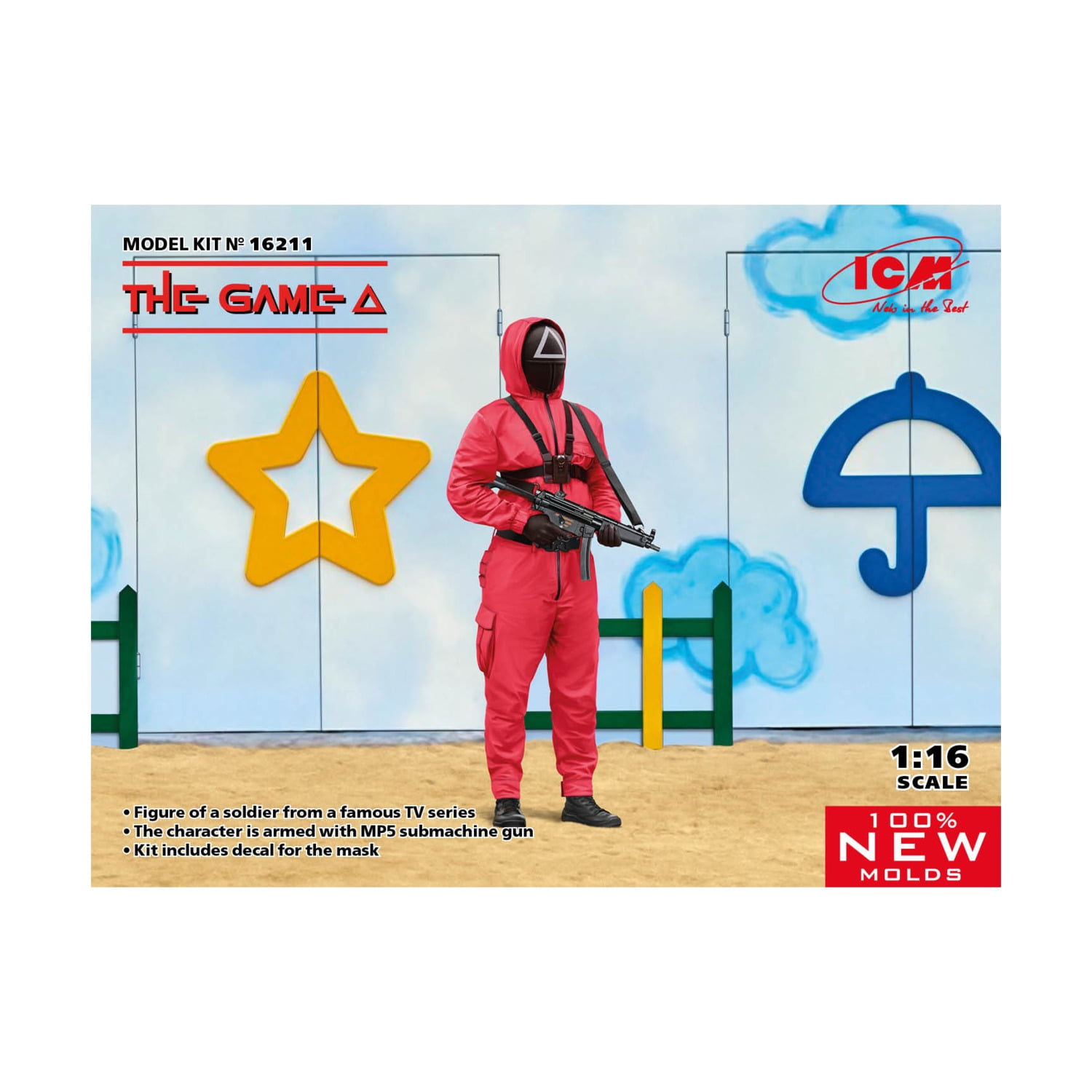 ICM The Game Triangle Masked Figure New - Walmart.com
