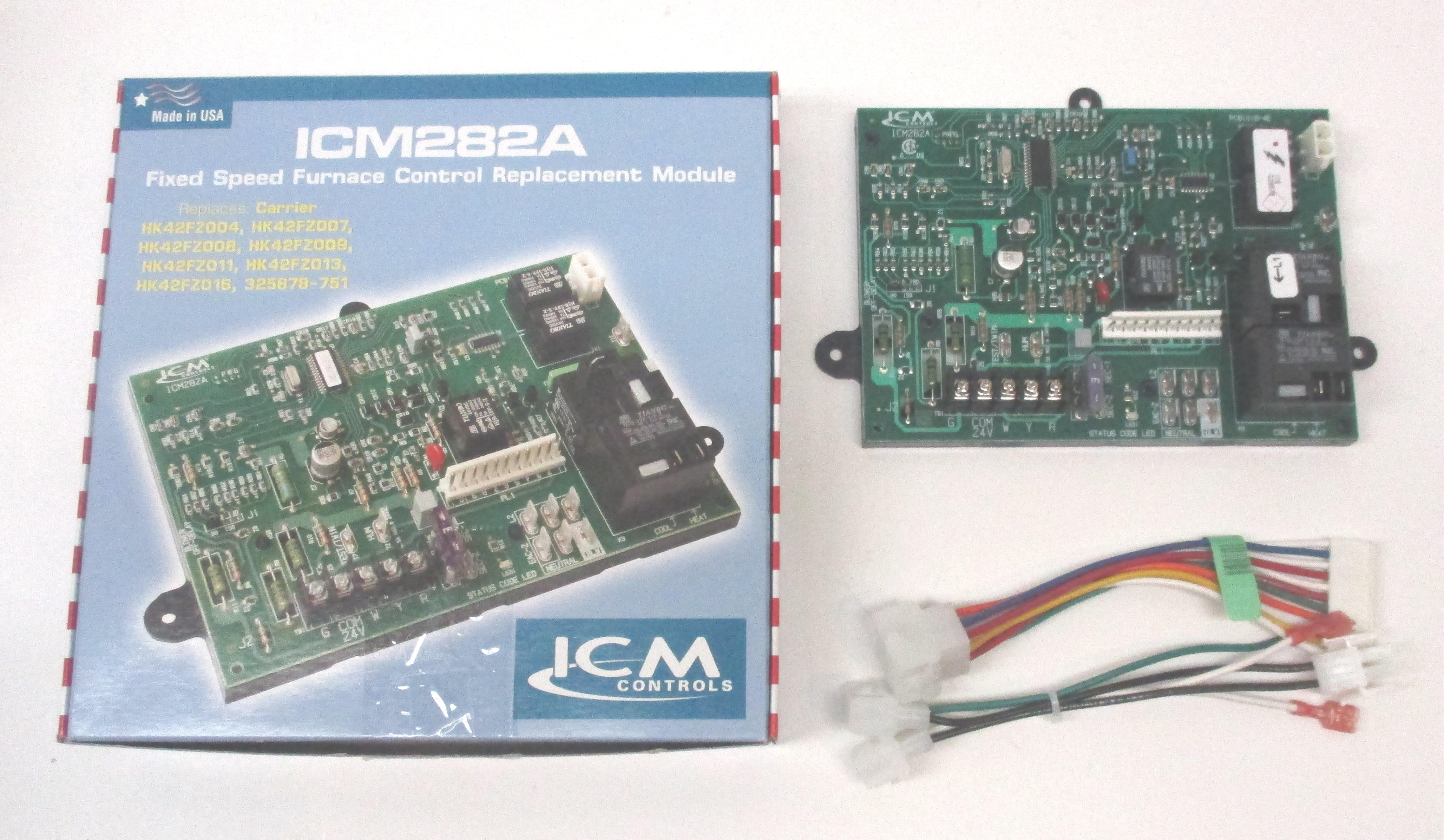 ICM282A Furnace Control Board for Carrier Bryant HK42FZ HK42FZ016 ...