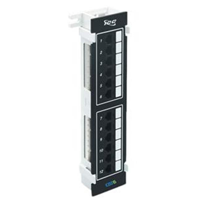 ICMPP12V60 Patch Panel Vertical Cat 6 12-Port - Black - Walmart.com