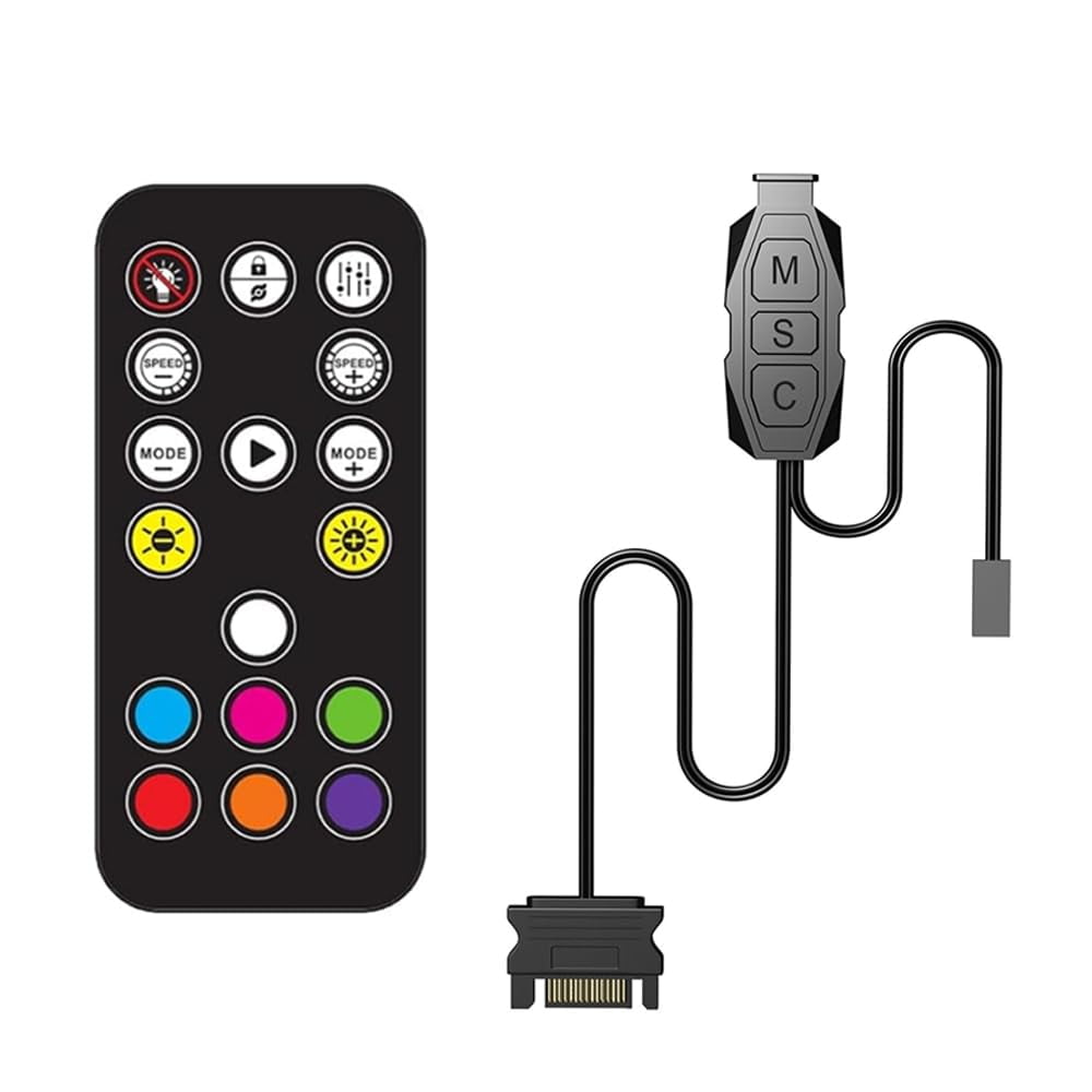 ICOLER Mini ARGB PC KEF16 Fans Controller Kit for ARGB Case Fans, PC ...