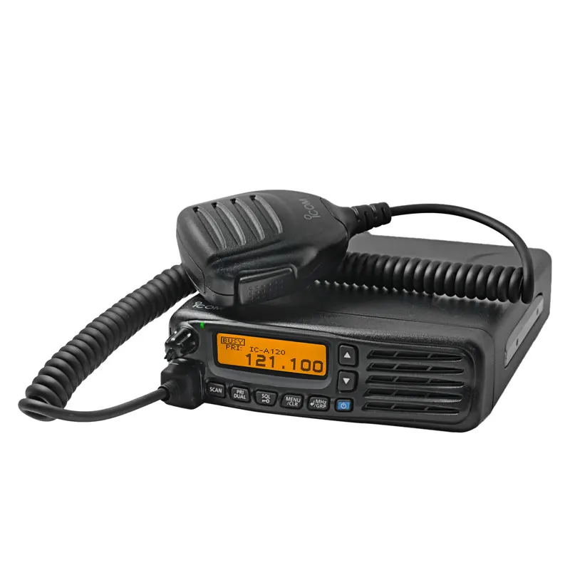 ICOM A120 Aviation Radio IP54 200 Channels VHF Air Band Vehicle Mobile ...