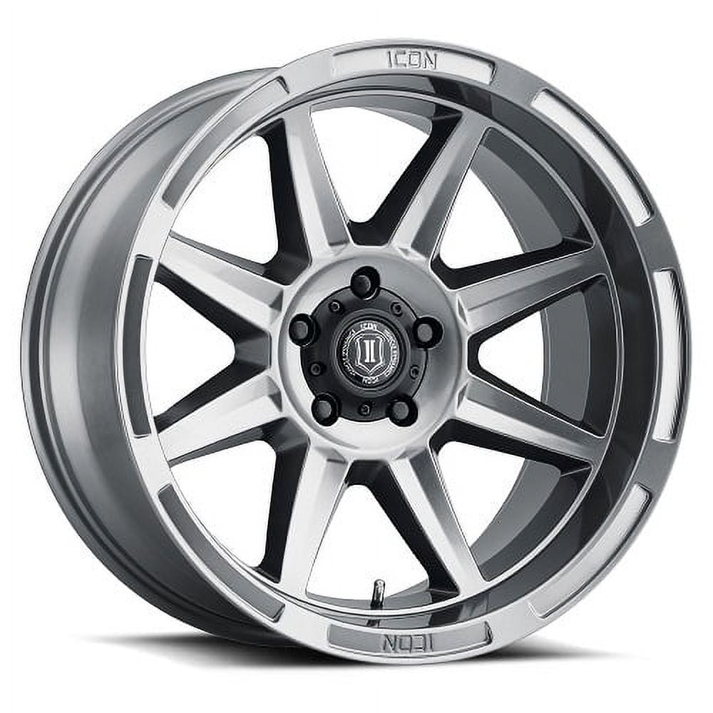 ICON ALLOYS BANDIT 20X10 5X127 -24ET 106.1CB GUN METAL WHEEL Fits ...