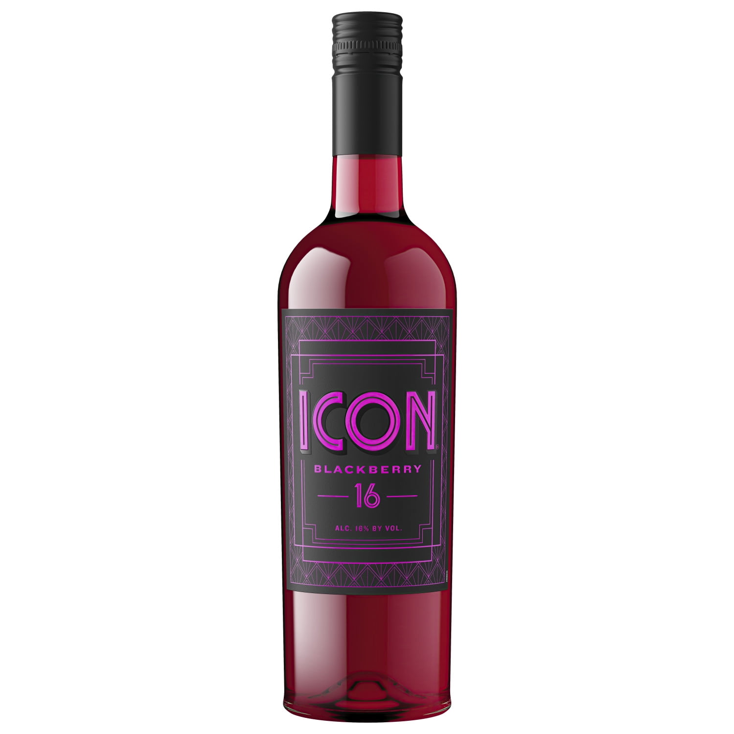 ICON Blackberry Moscato Sweet Wine, 750mL Bottle, 16% ABV - Walmart.com