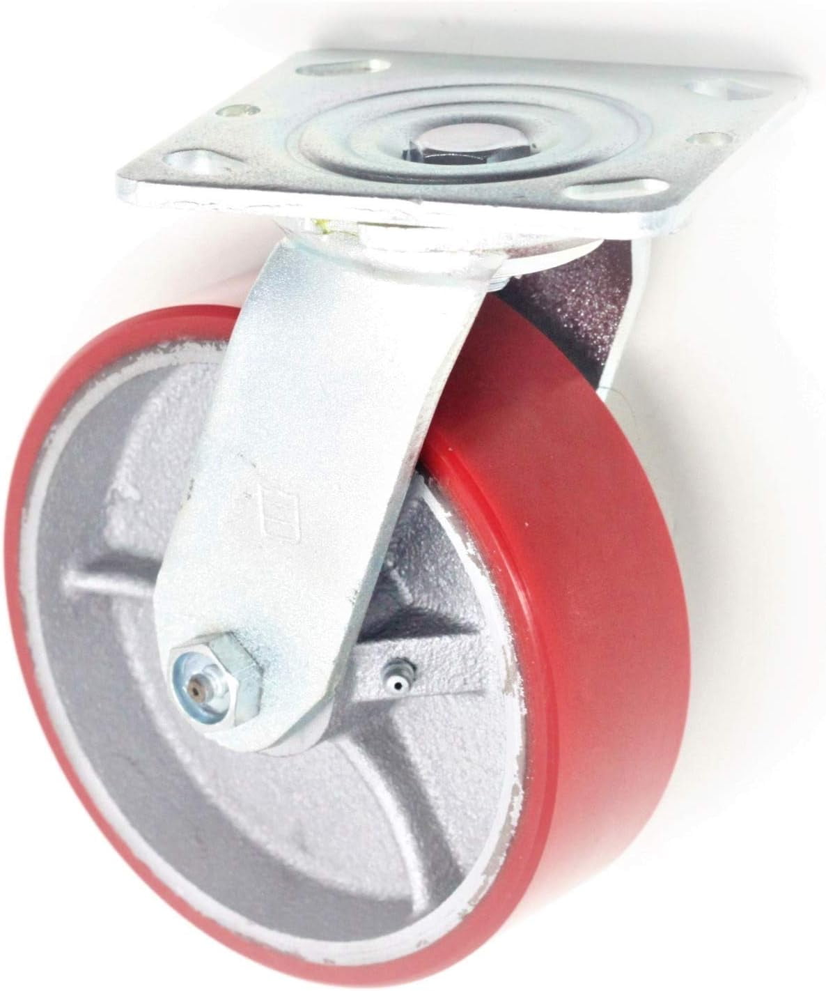 ICON CASTER WHEELS 6" x 2" PCI Heavy Duty Swivel Caster, Red, Non ...